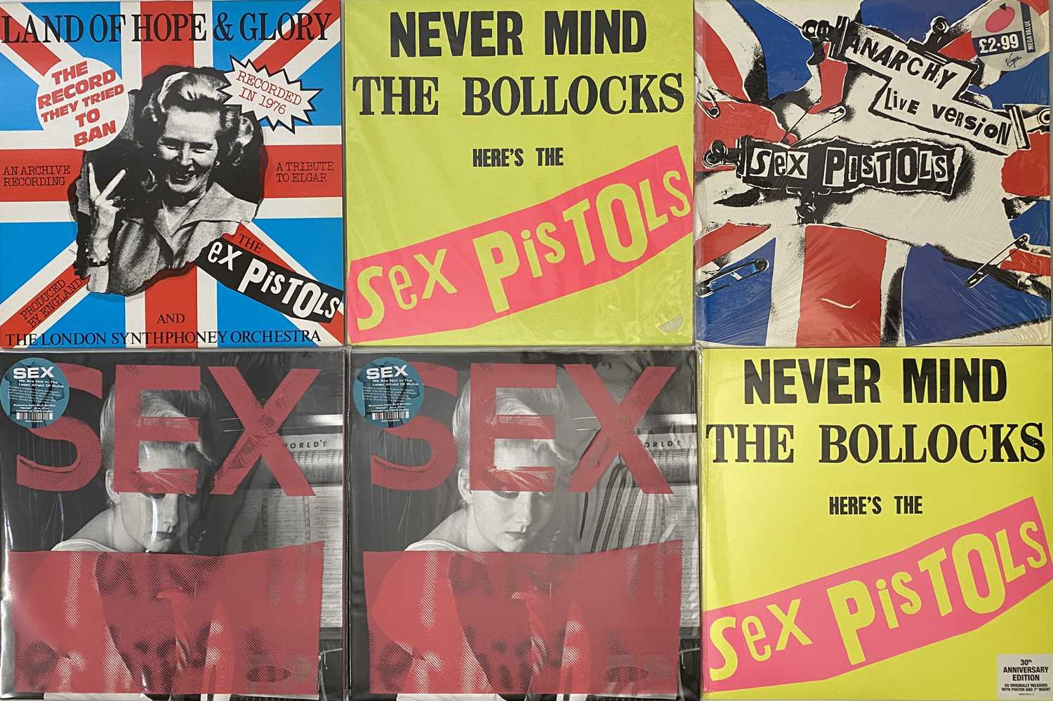 Lot 469 Sex Pistols Lp Collection Reissues