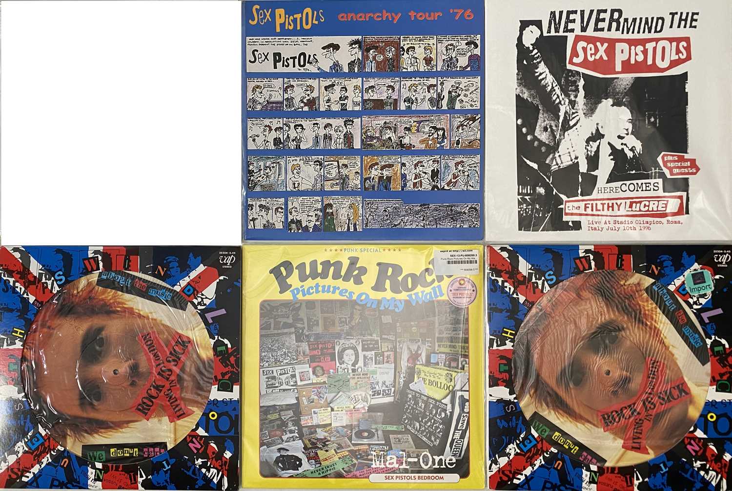 Lot 469 Sex Pistols Lp Collection Reissues