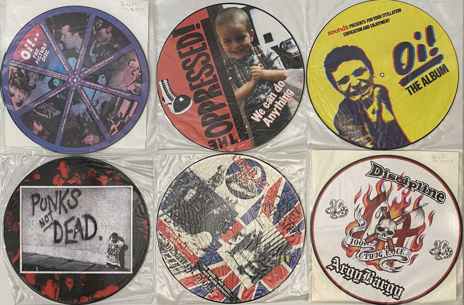 Lot 476 - PUNK/ OI - LP/ BOX SET COLLECTION (INC