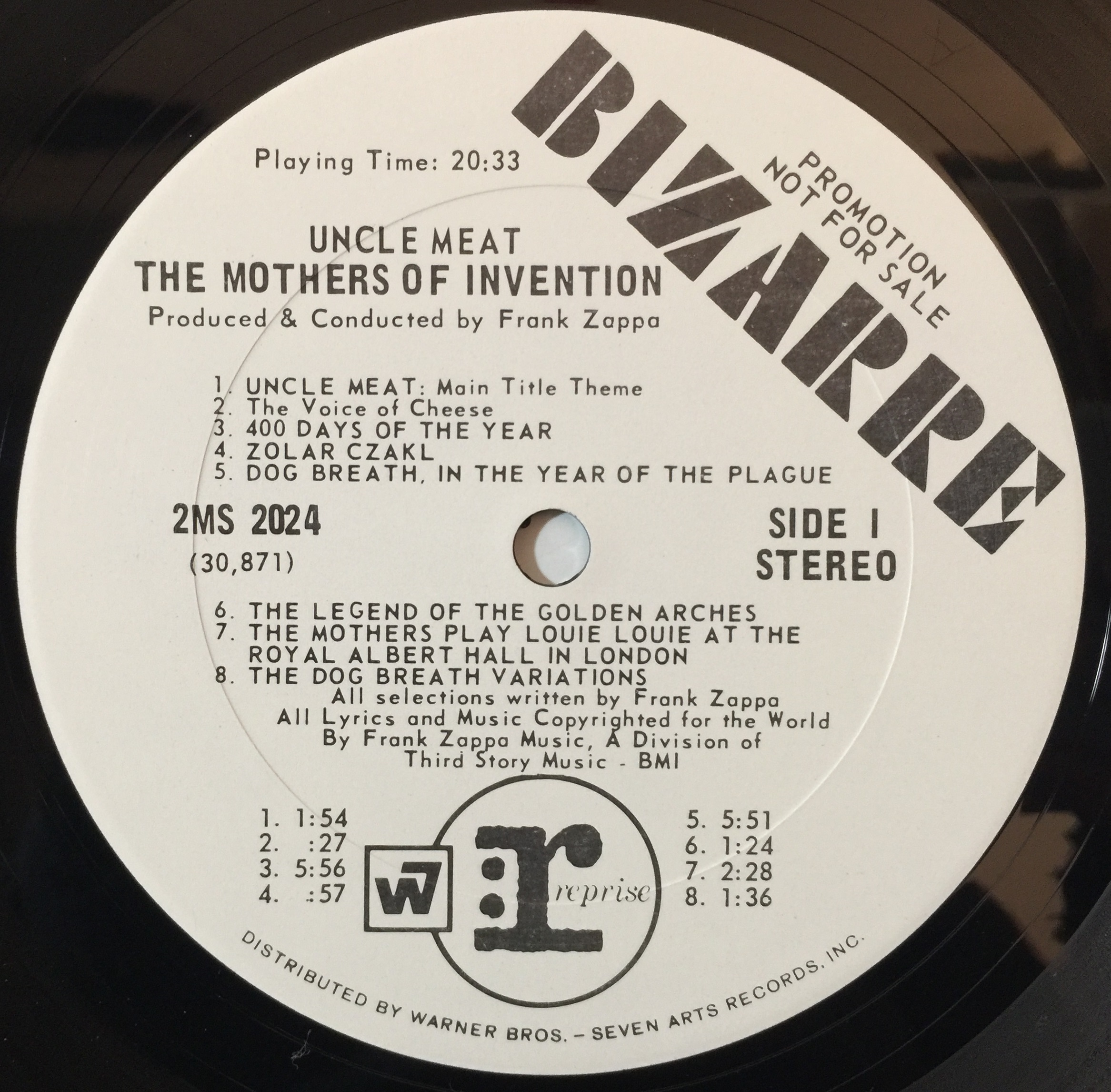 Lot 336 - Frank Zappa/ The Mothers Of Invention