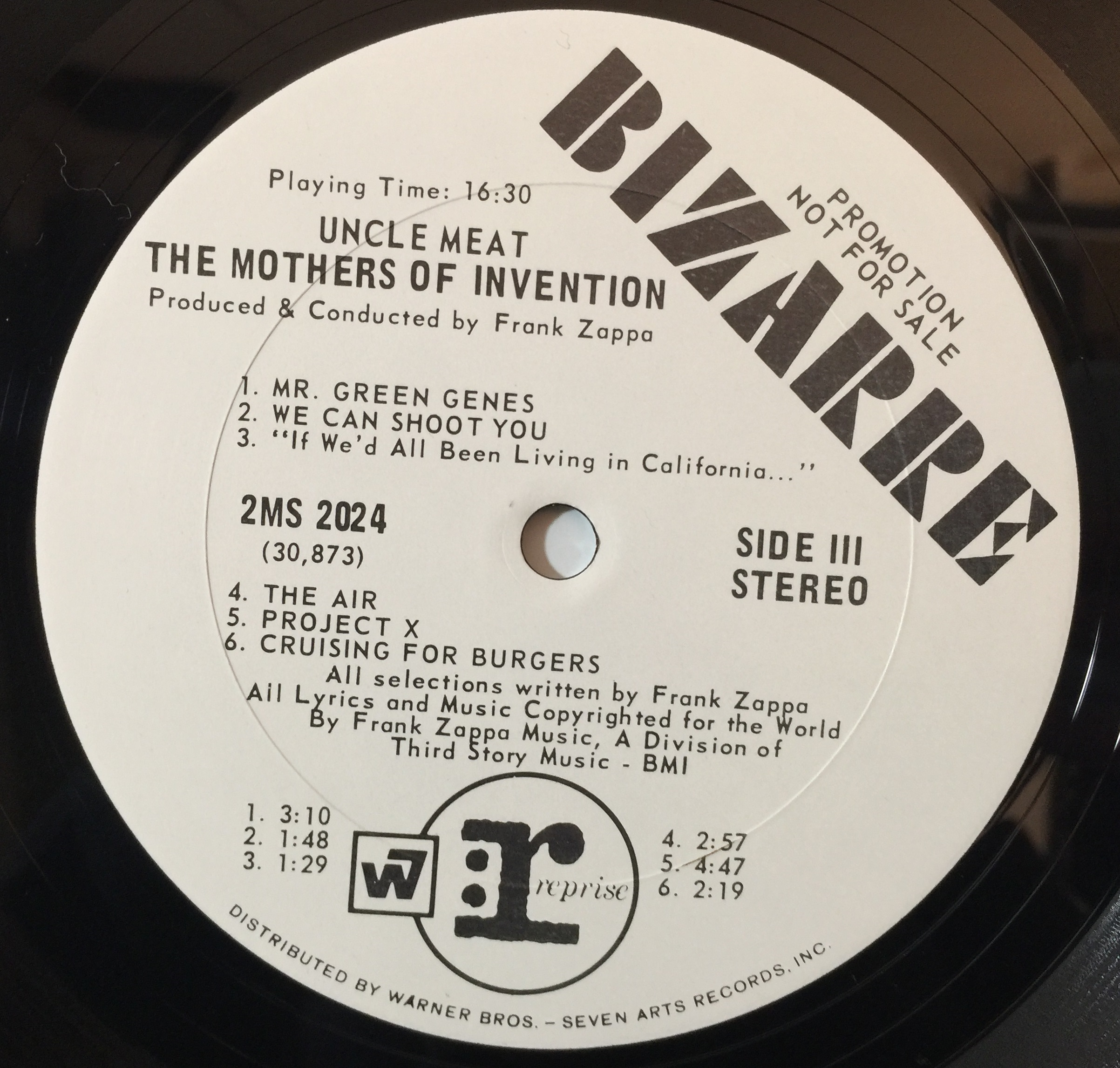 Lot 336 - Frank Zappa/ The Mothers Of Invention