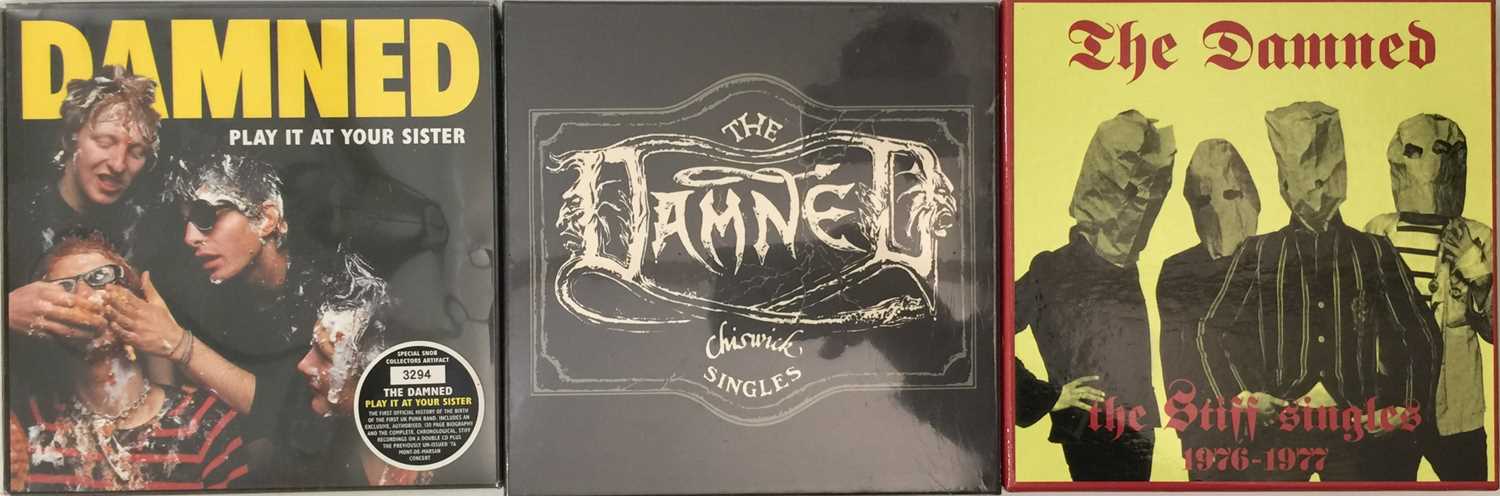 Lot 487 - THE DAMNED - MODERN/ REISSUE LPs/ 7"/ CD BOX