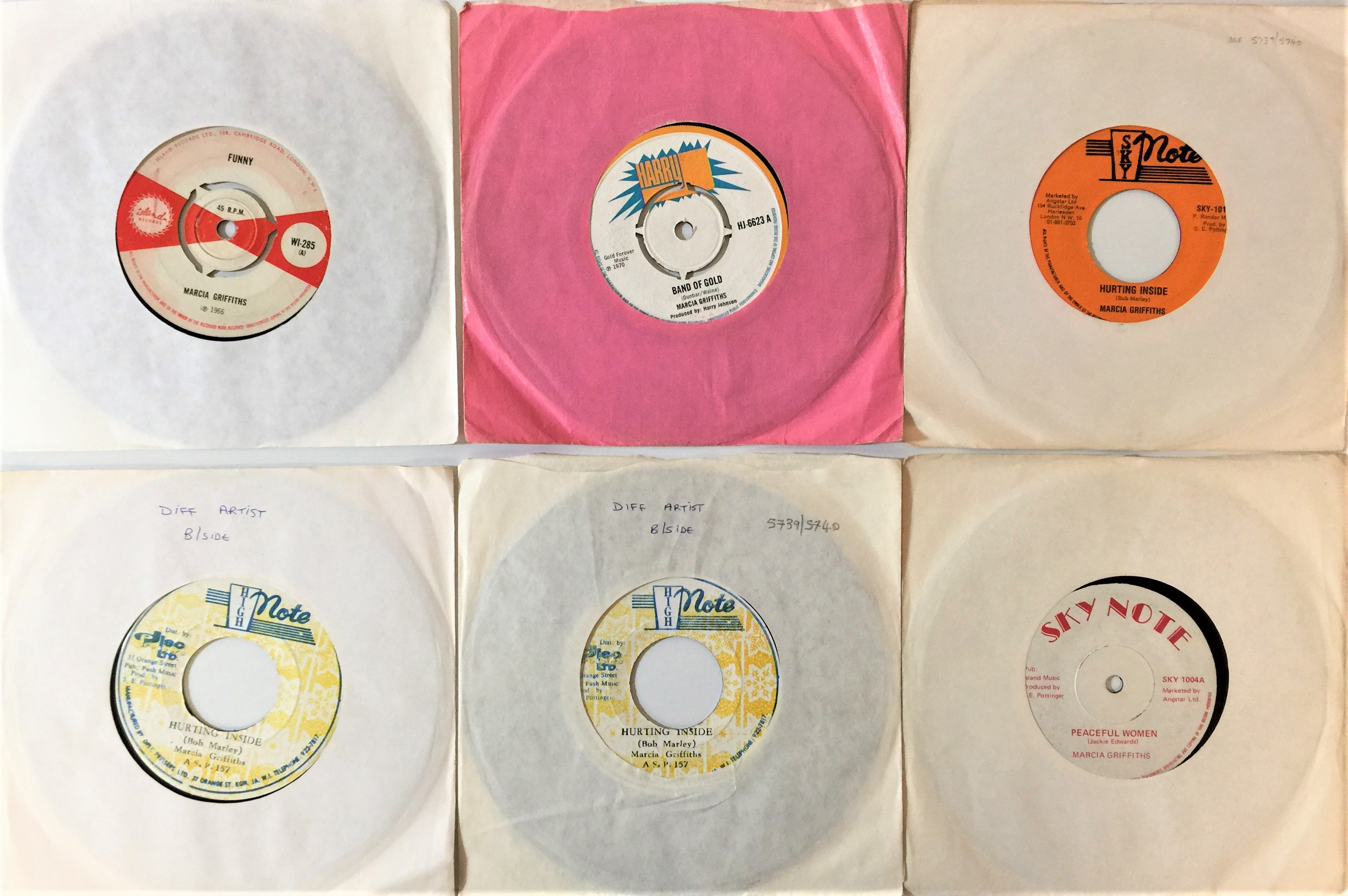Lot 228 - MARCIA GRIFFITHS 7'' COLLECTION