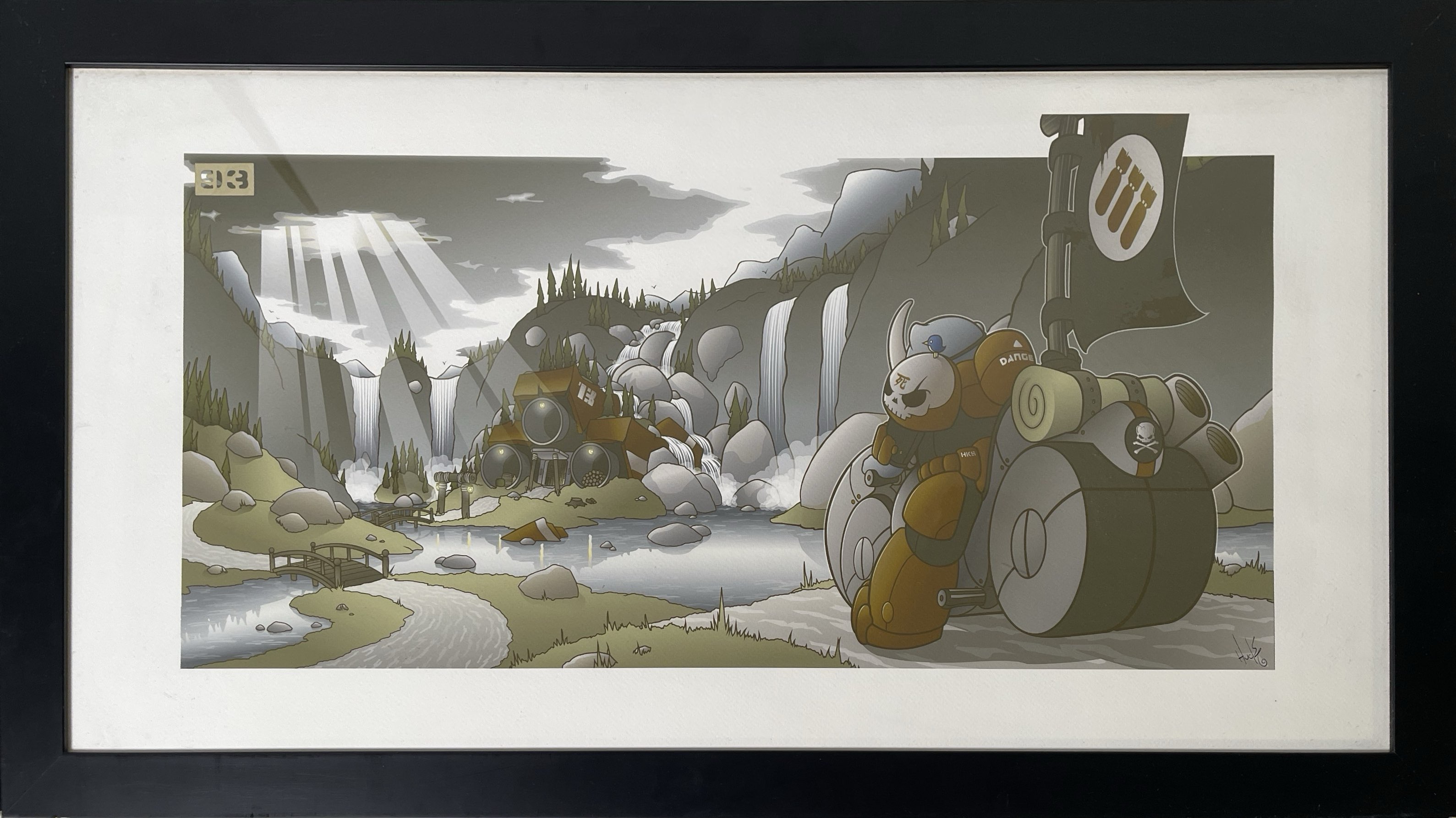 Lot 243003 - HUCK GEE - LIMITED EDITION PRINT.