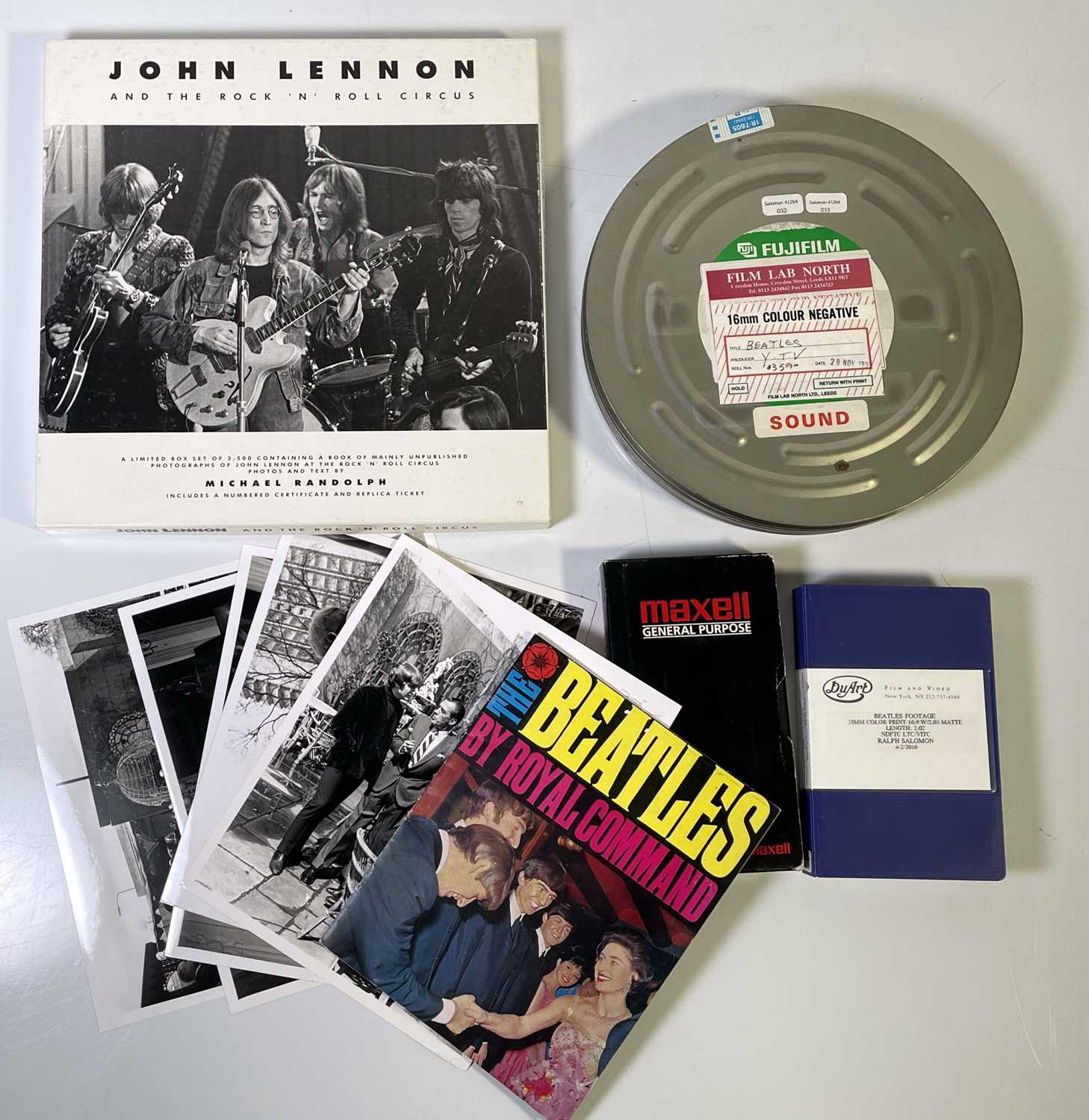 Lot 238 - THE BEATLES - FILM REEL WITH BRITISH PATHE