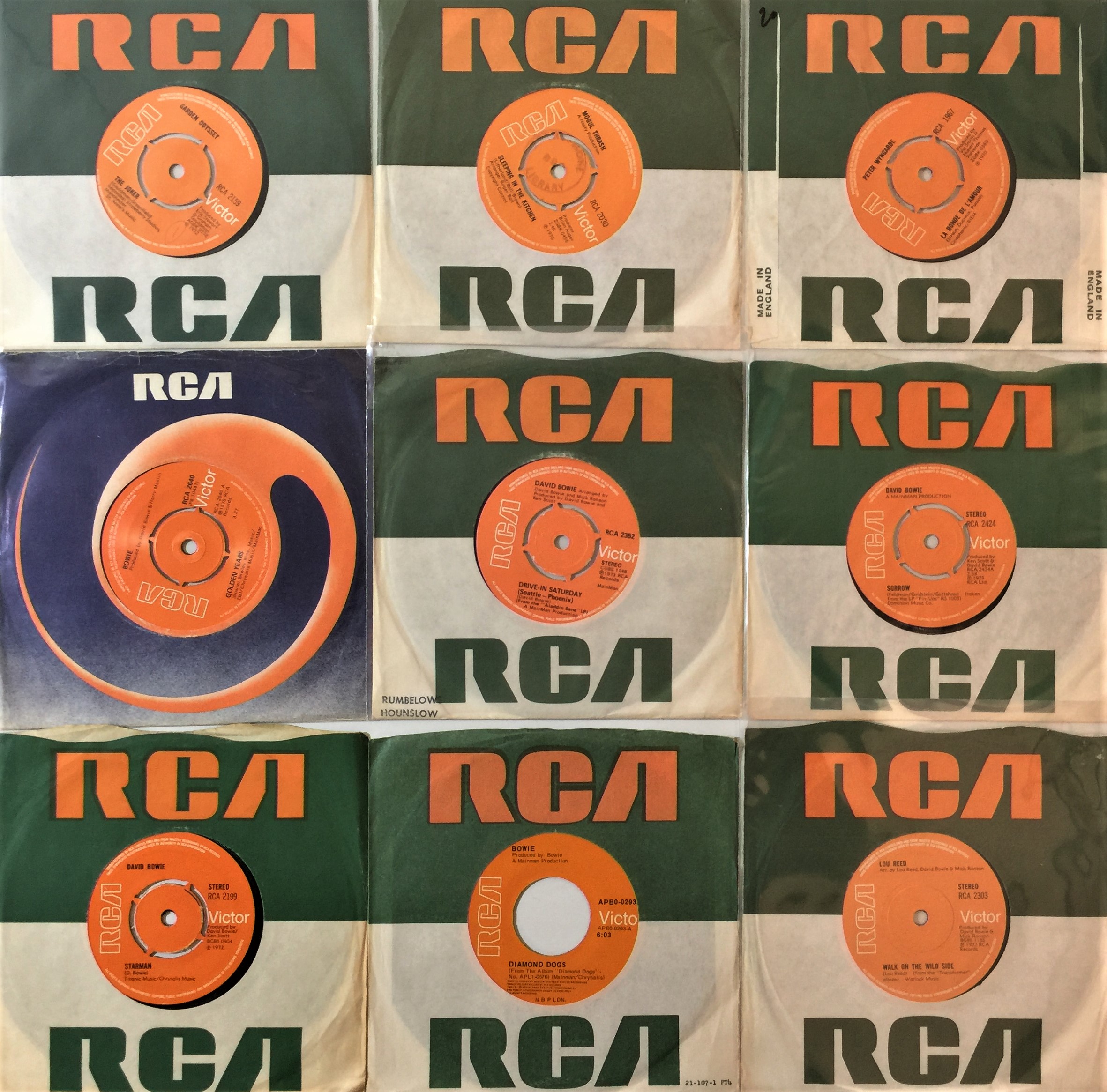 Lot 271 - RCA 7" COLLECTION - ORANGE LABEL CLASSIC