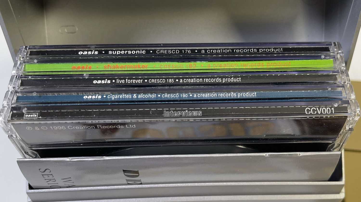 Lot 537 - OASIS - CD SINGLES BOXSETS.