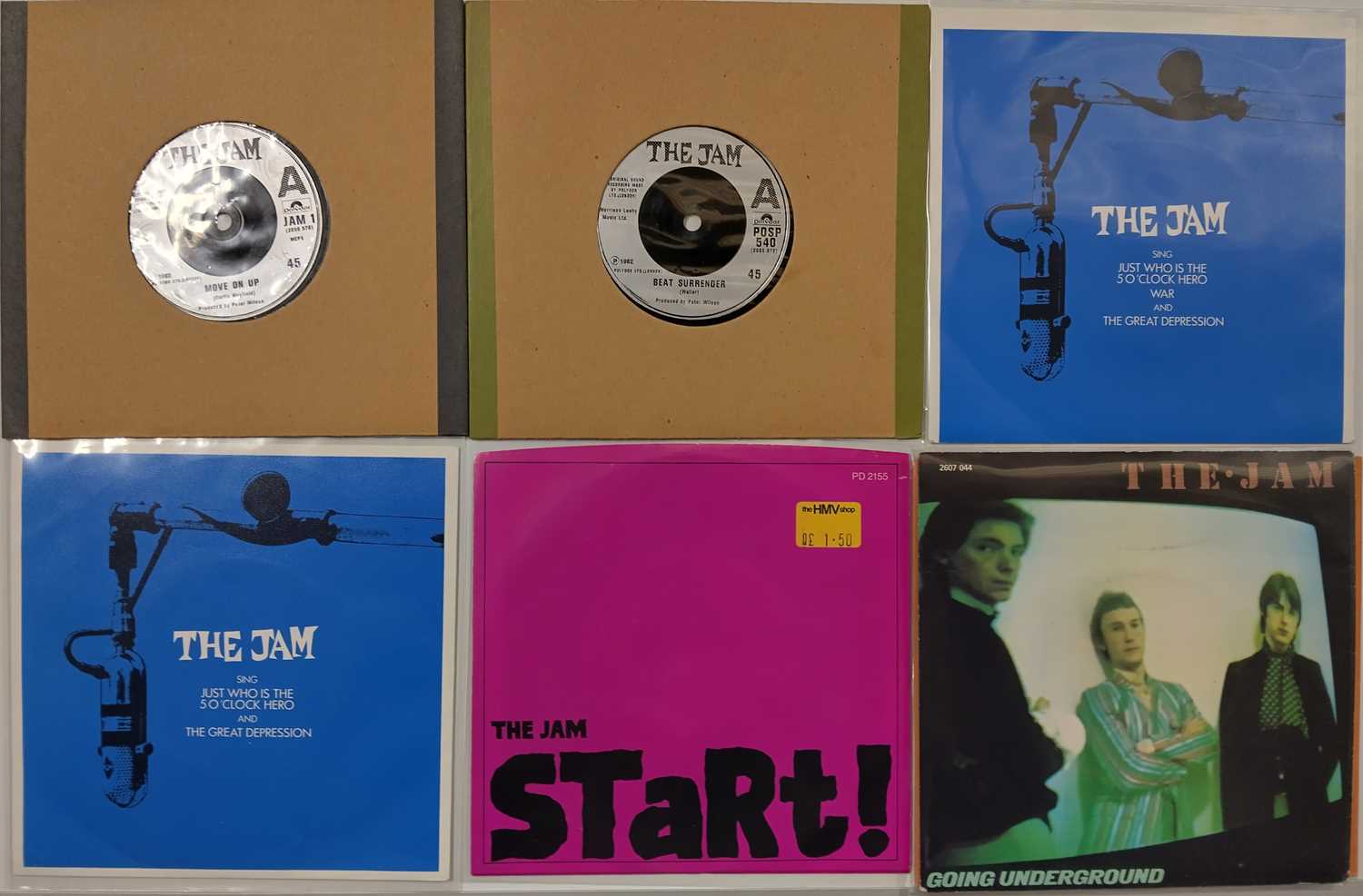 Lot 711 - THE JAM - 7" COLLECTION