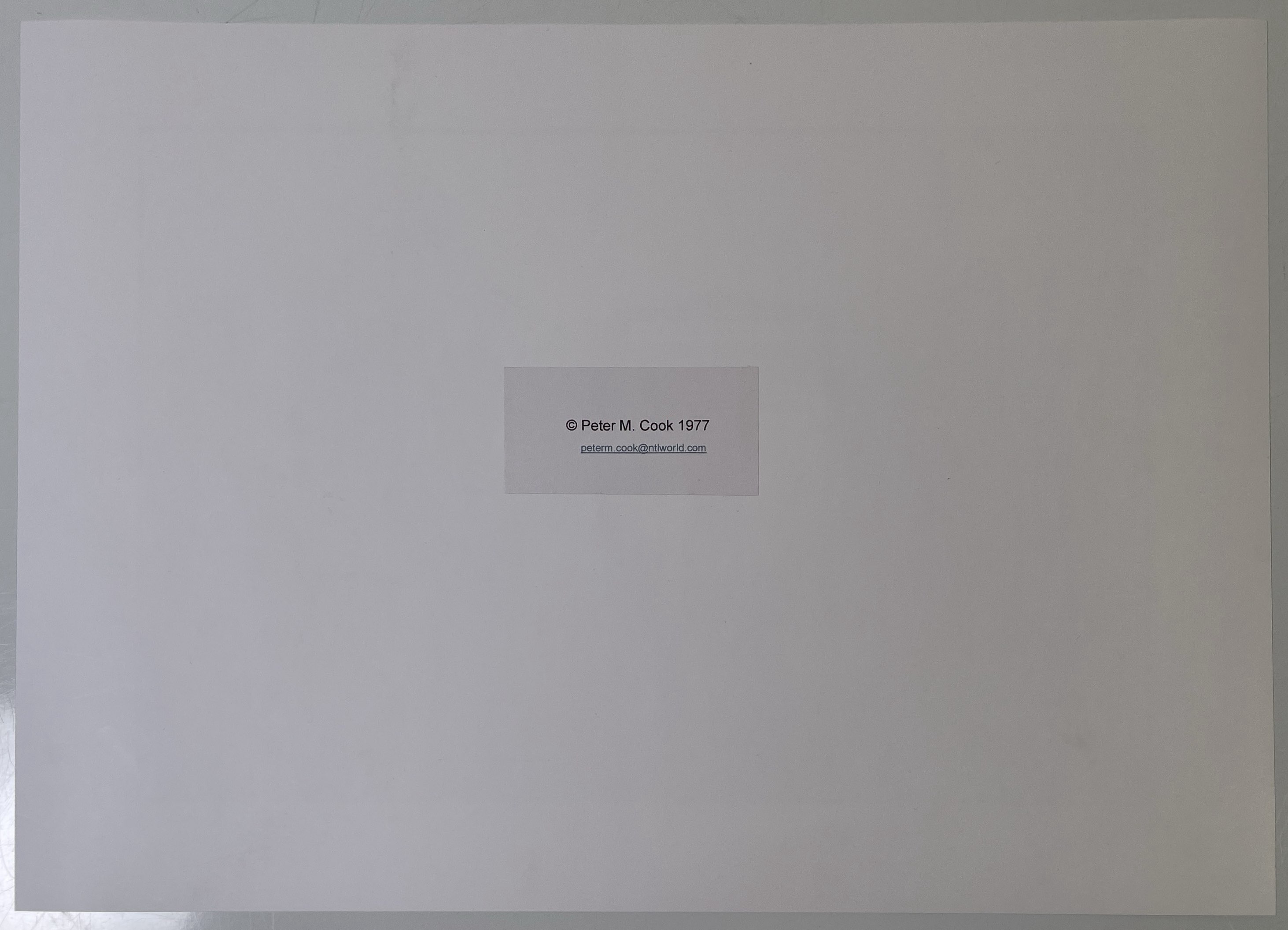 Lot 552 - PETER COOK - SIGNED LIMITED EDITION