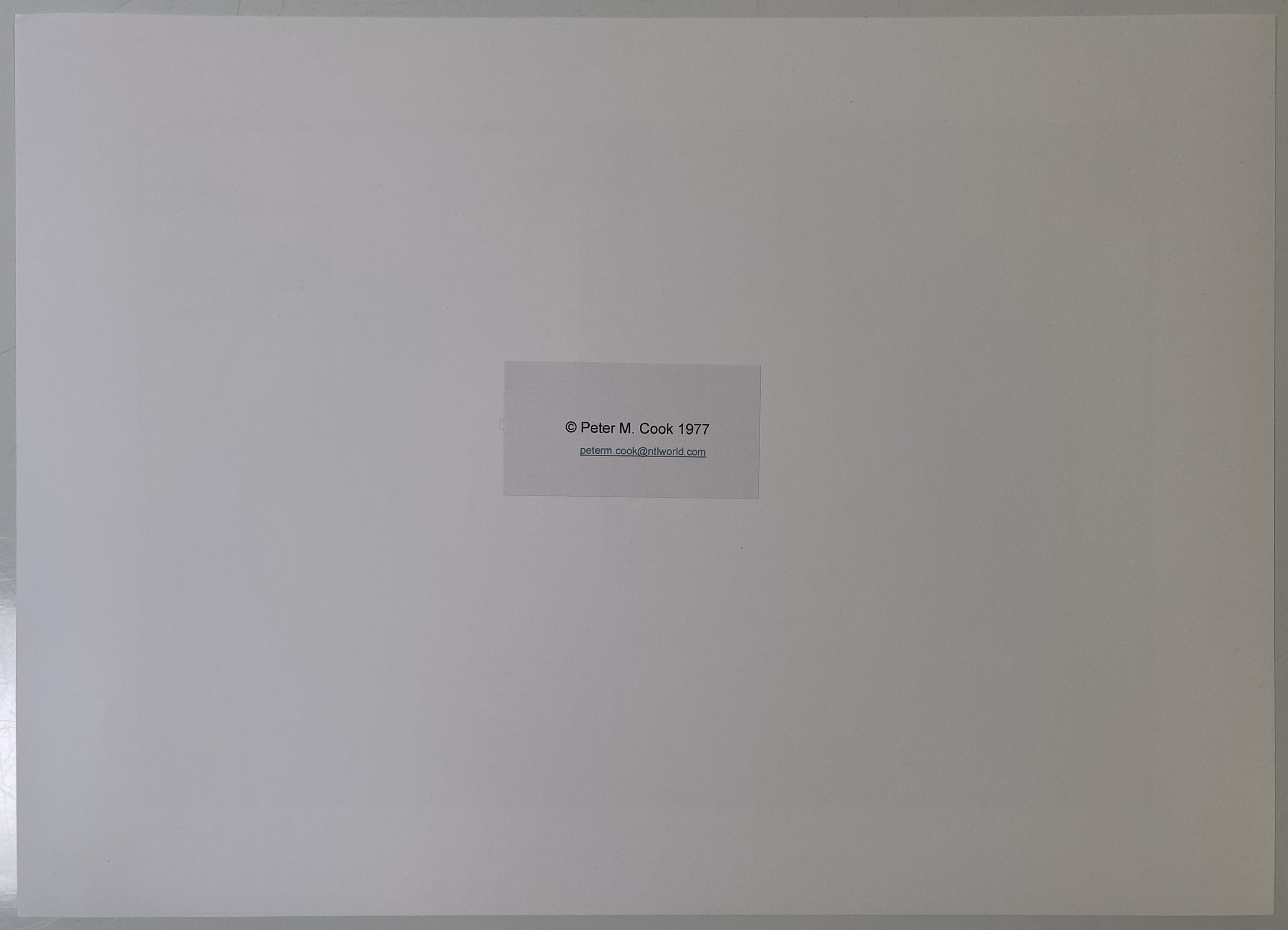 Lot 553 - PETER COOK - SIGNED LIMITED EDITION