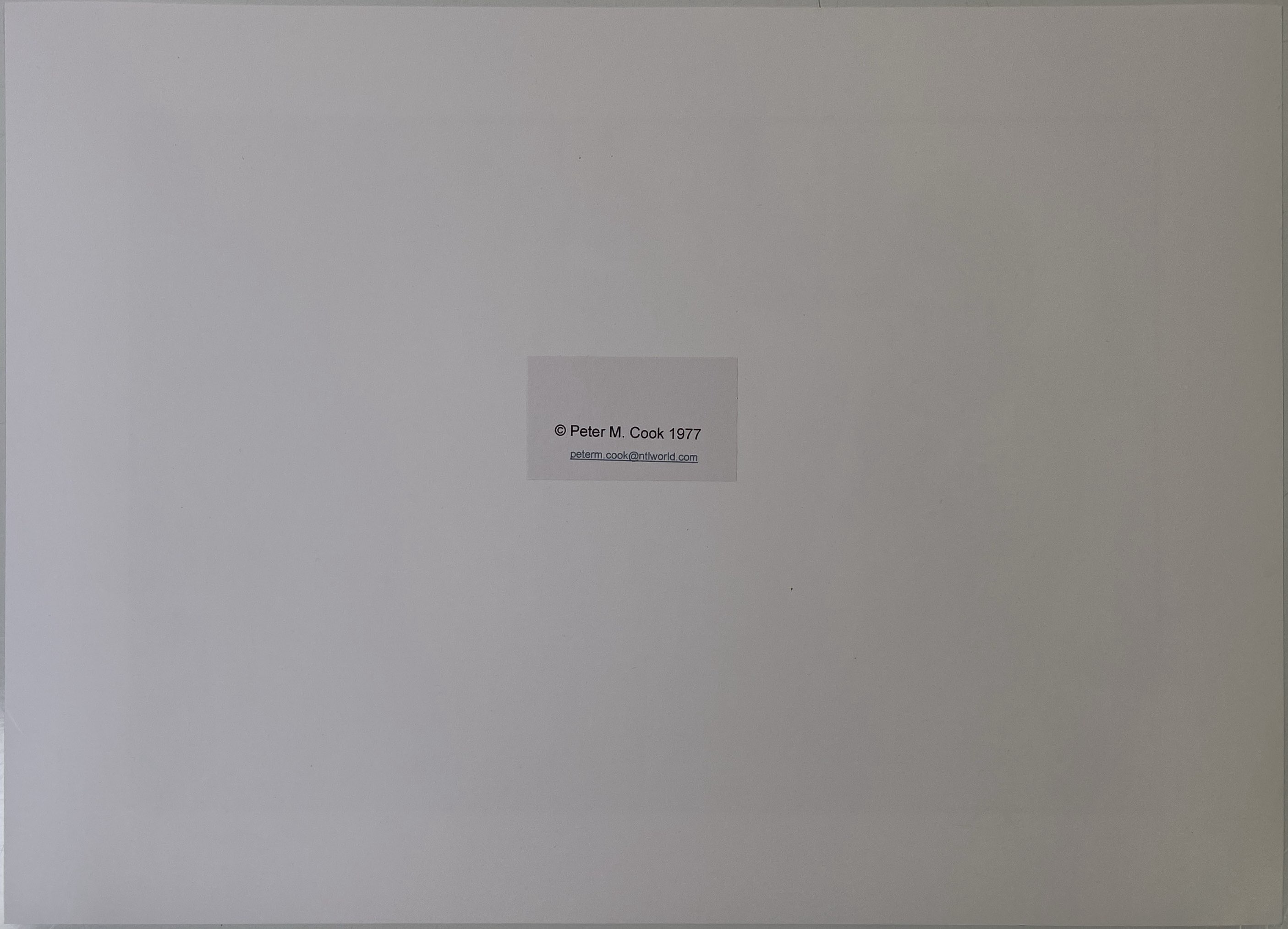 Lot 554 - PETER COOK - SIGNED LIMITED EDITION