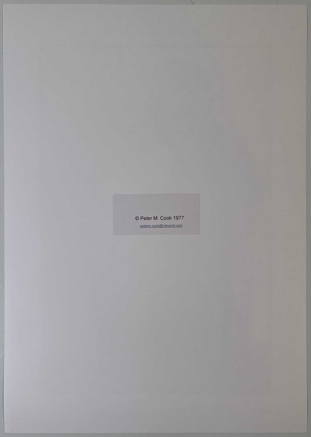 Lot 555 - PETER COOK - SIGNED LIMITED EDITION