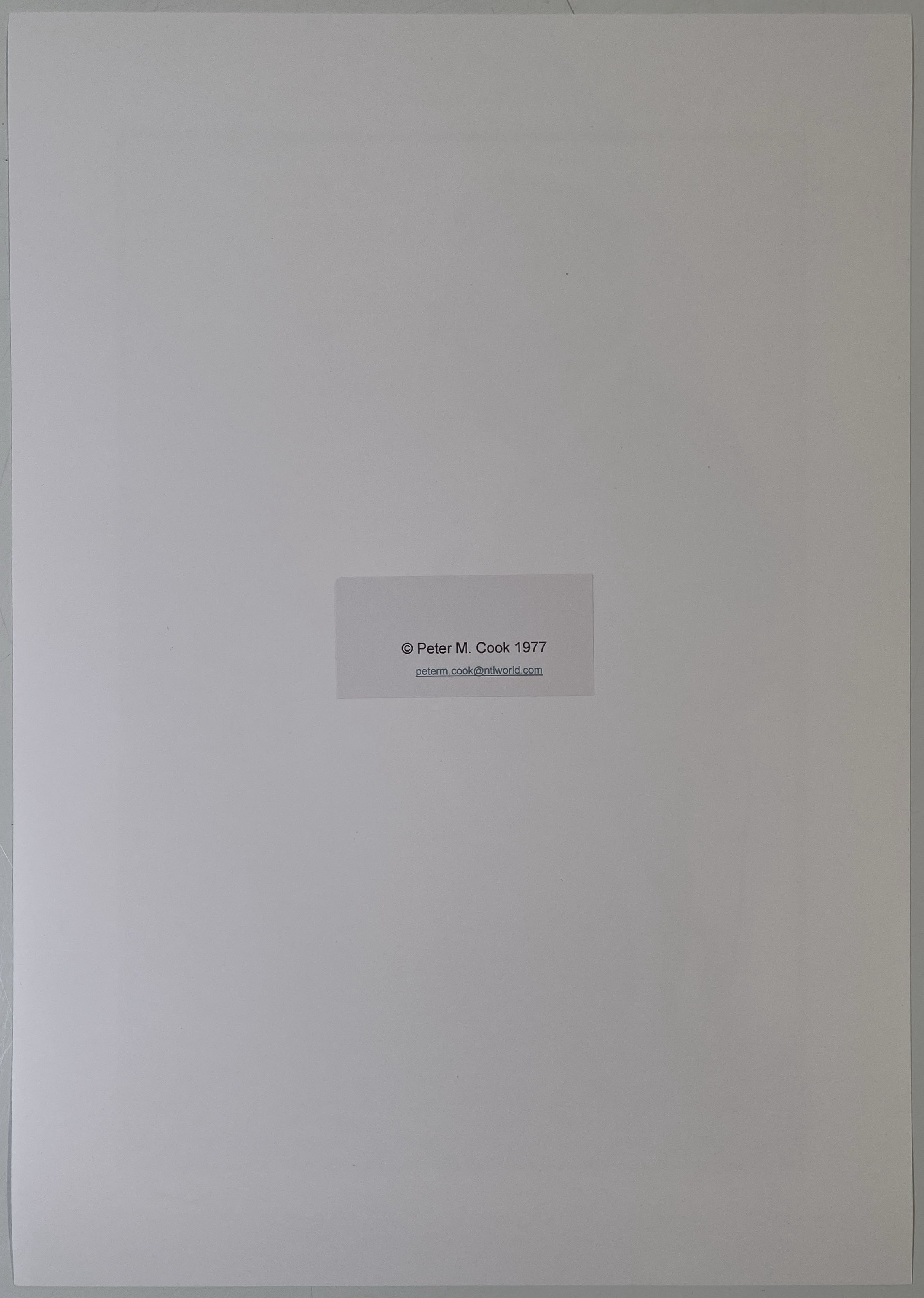 Lot 555 - PETER COOK - SIGNED LIMITED EDITION