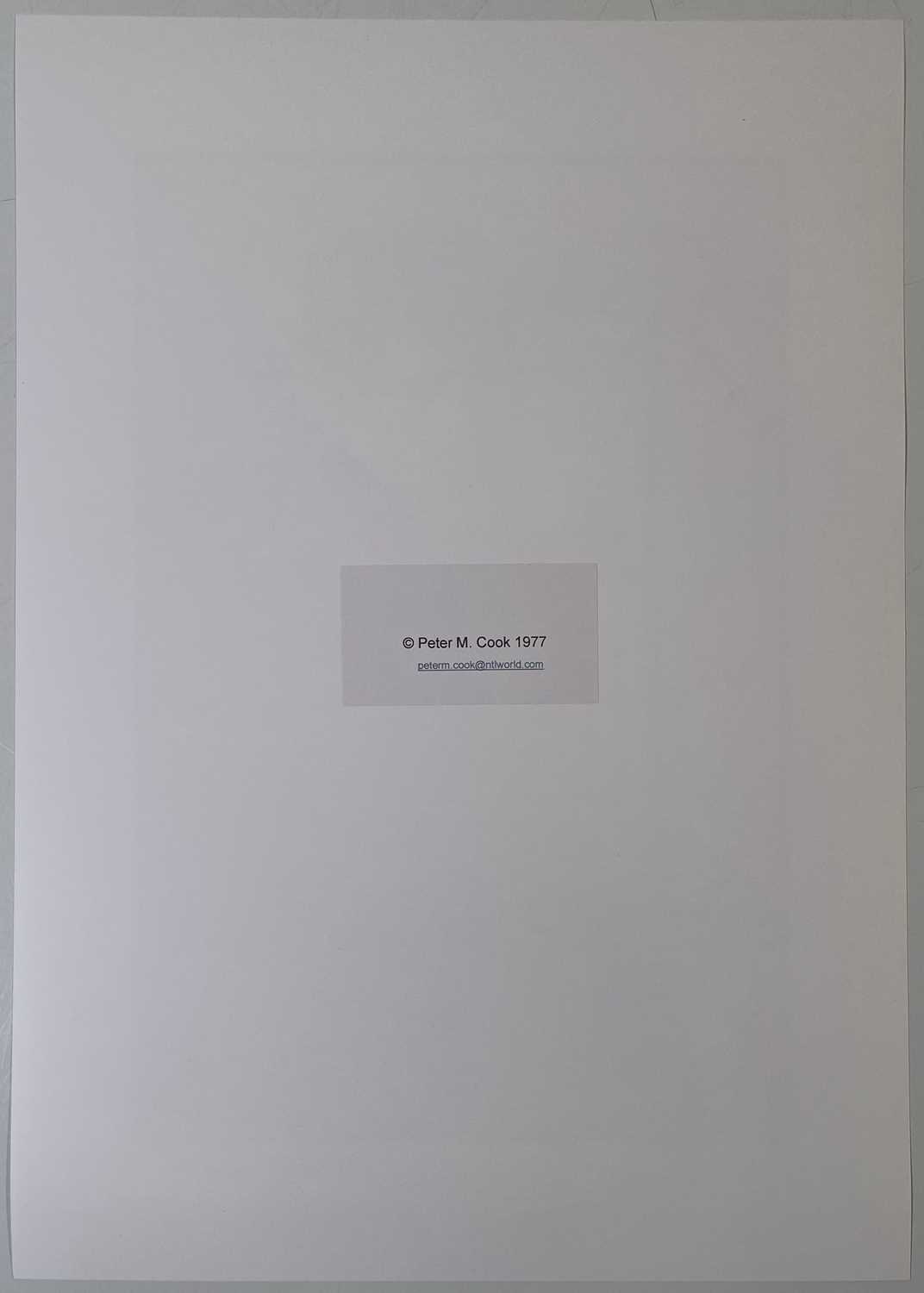 Lot 557 - PETER COOK - SIGNED LIMITED EDITION