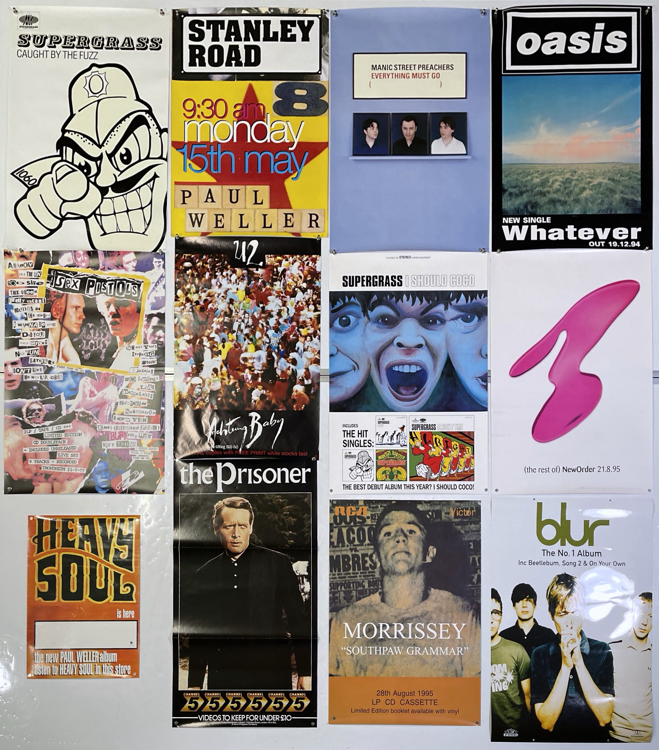 Lot 193 - BRITPOP / PUNK POSTER COLLECTION INC