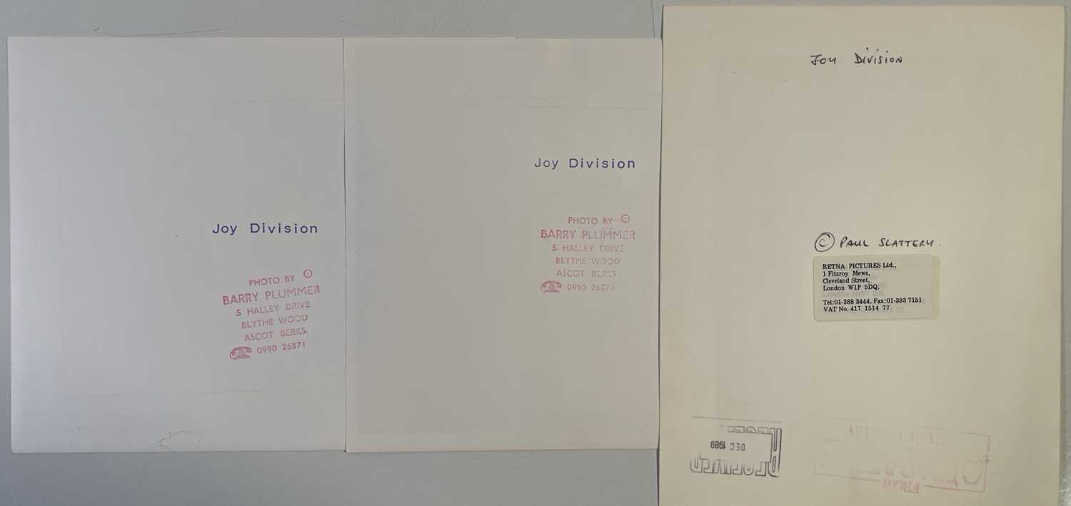 Lot 499 - JOY DIVISION - VINTAGE PRESS PHOTOS WITH