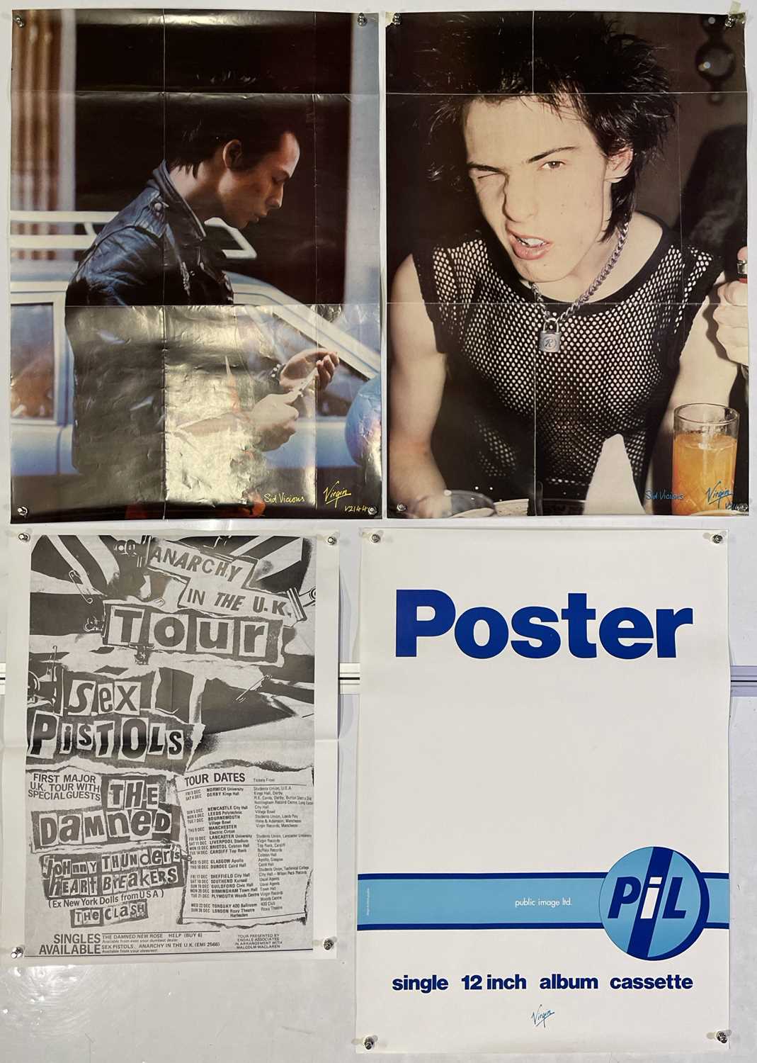 Lot 573 The Sex Pistols Orignal Sid Sings Posters