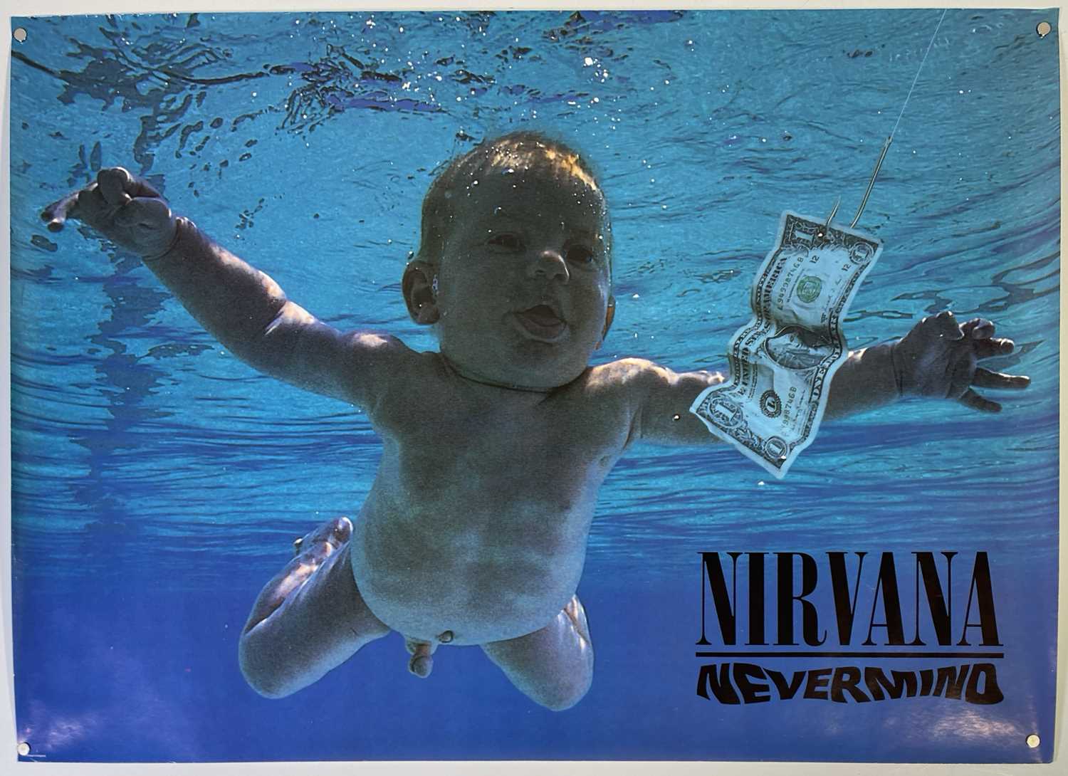 Lot 215 - NIRVANA - C 1990S NEVERMIND POSTER.