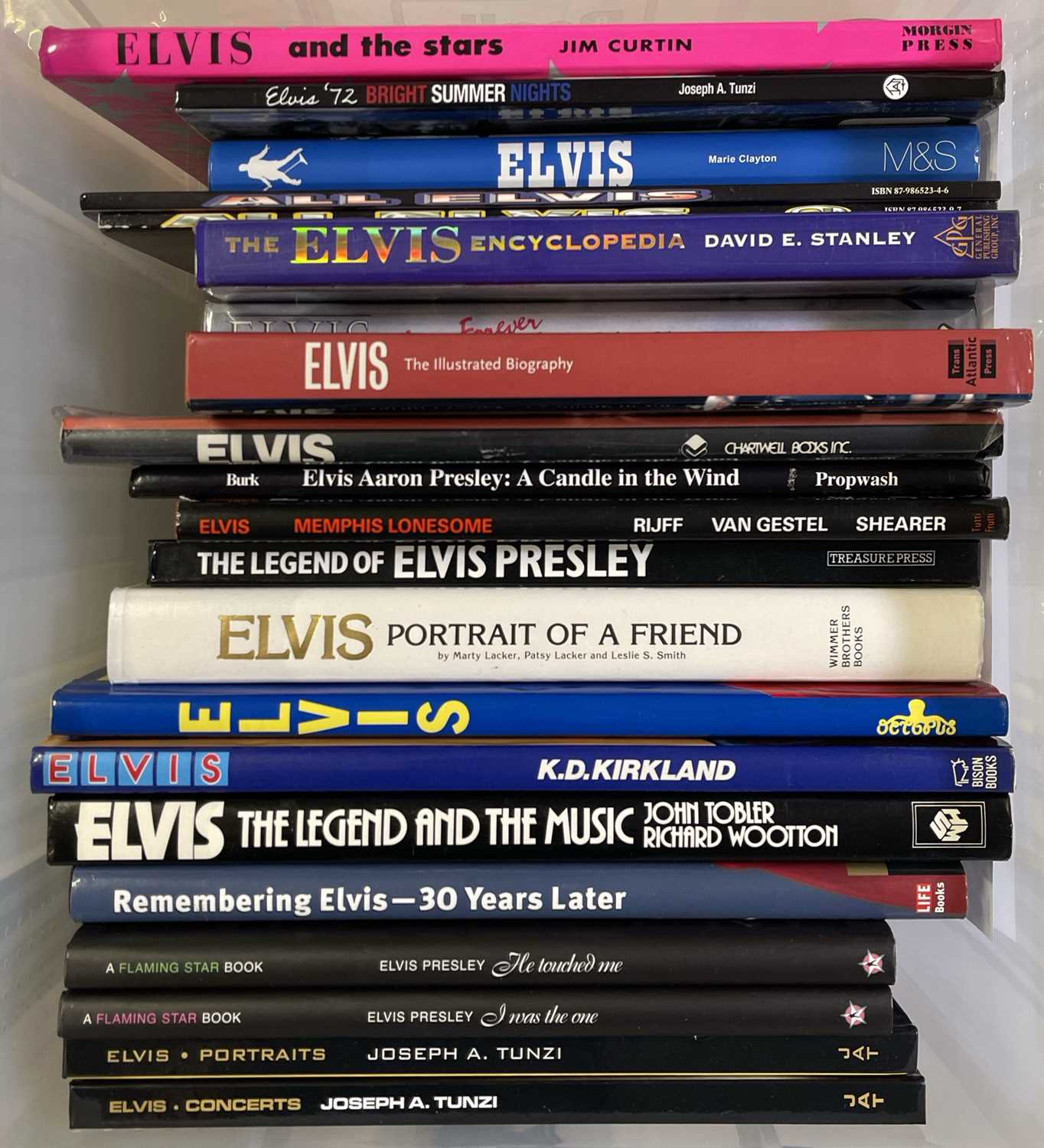 Lot 401 - ELVIS PRESLEY - COLLECTABLE BOOKS.
