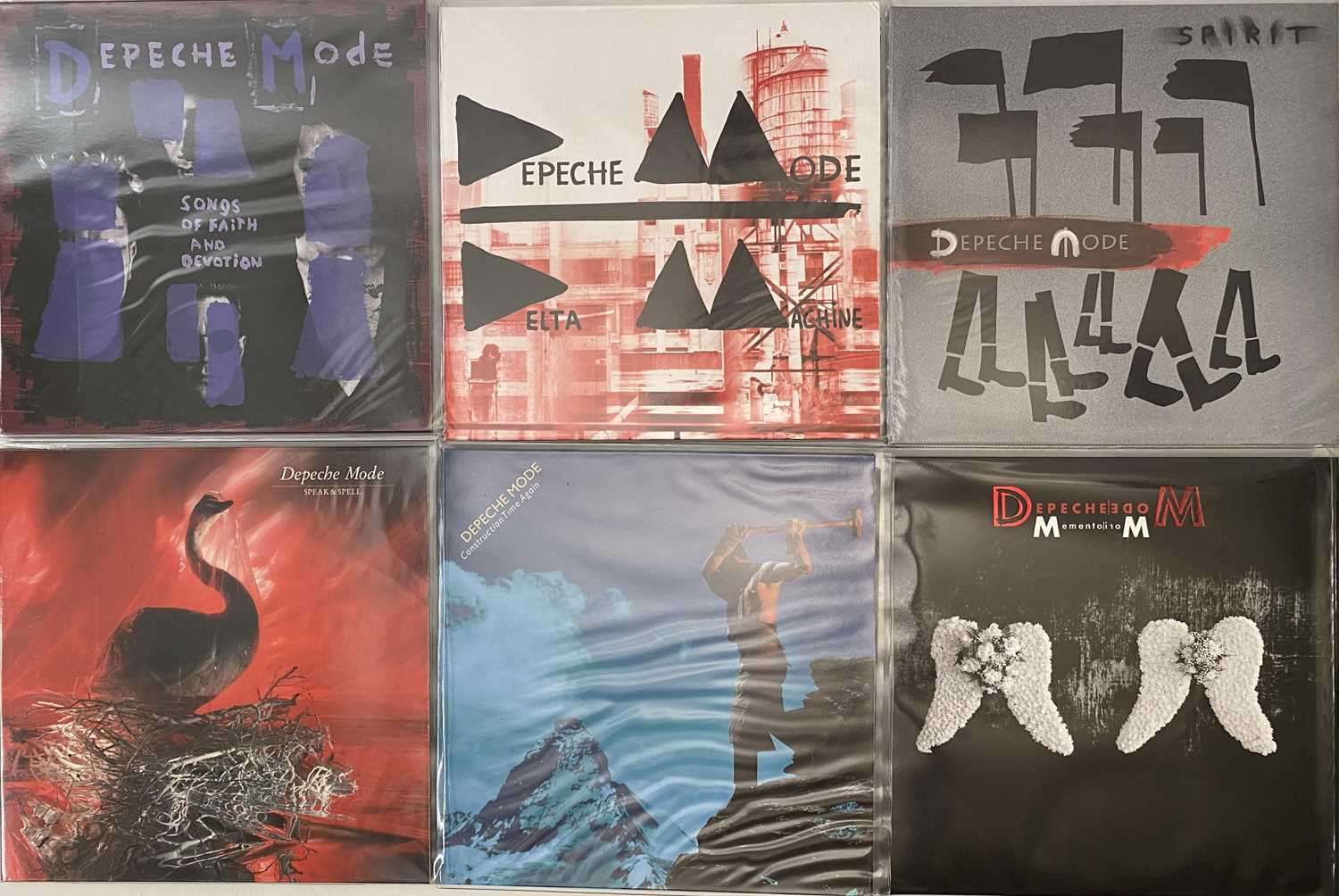 Lot 876 - DEPECHE MODE LP REISSUE COLLECTION