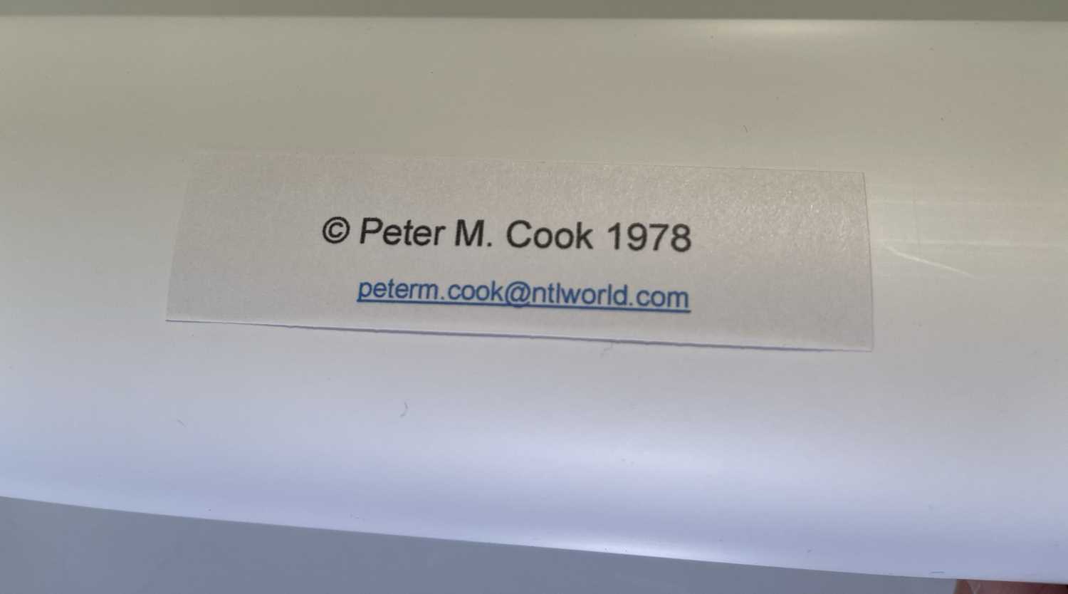 Lot 121 - PETER COOK - SIGNED LIMITED EDITION
