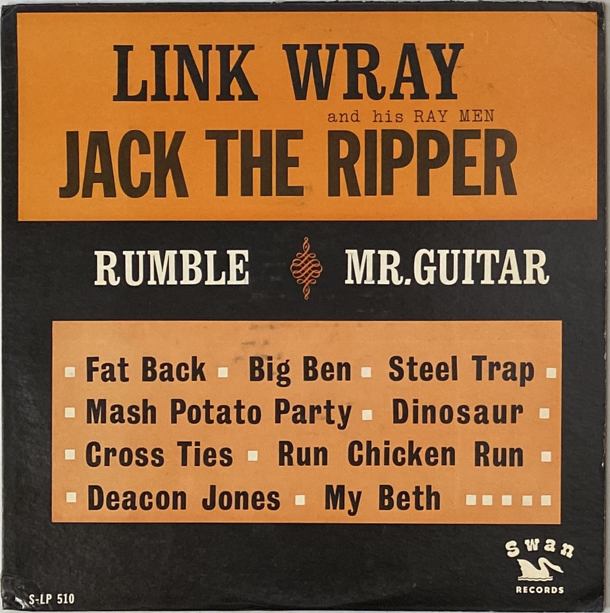 Lot 158 - LINK WRAY AND HIS RAY MEN - JACK THE RIPPER