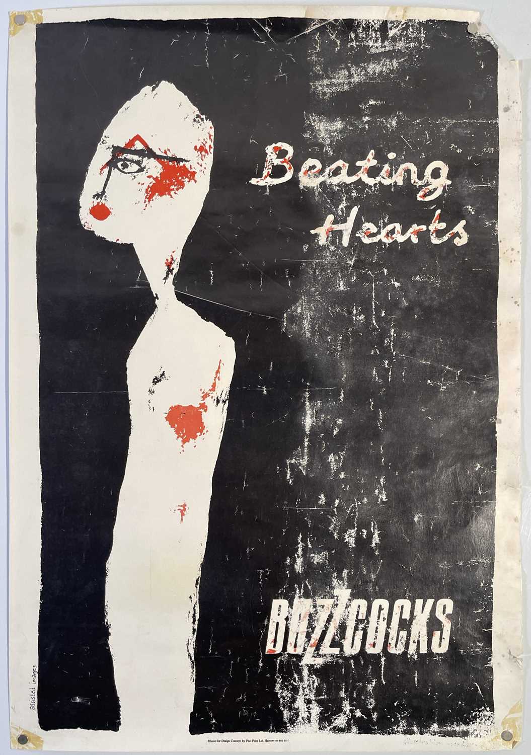 Lot 541 - BUZZCOCKS - ORIGINAL BEATING HEART 1978