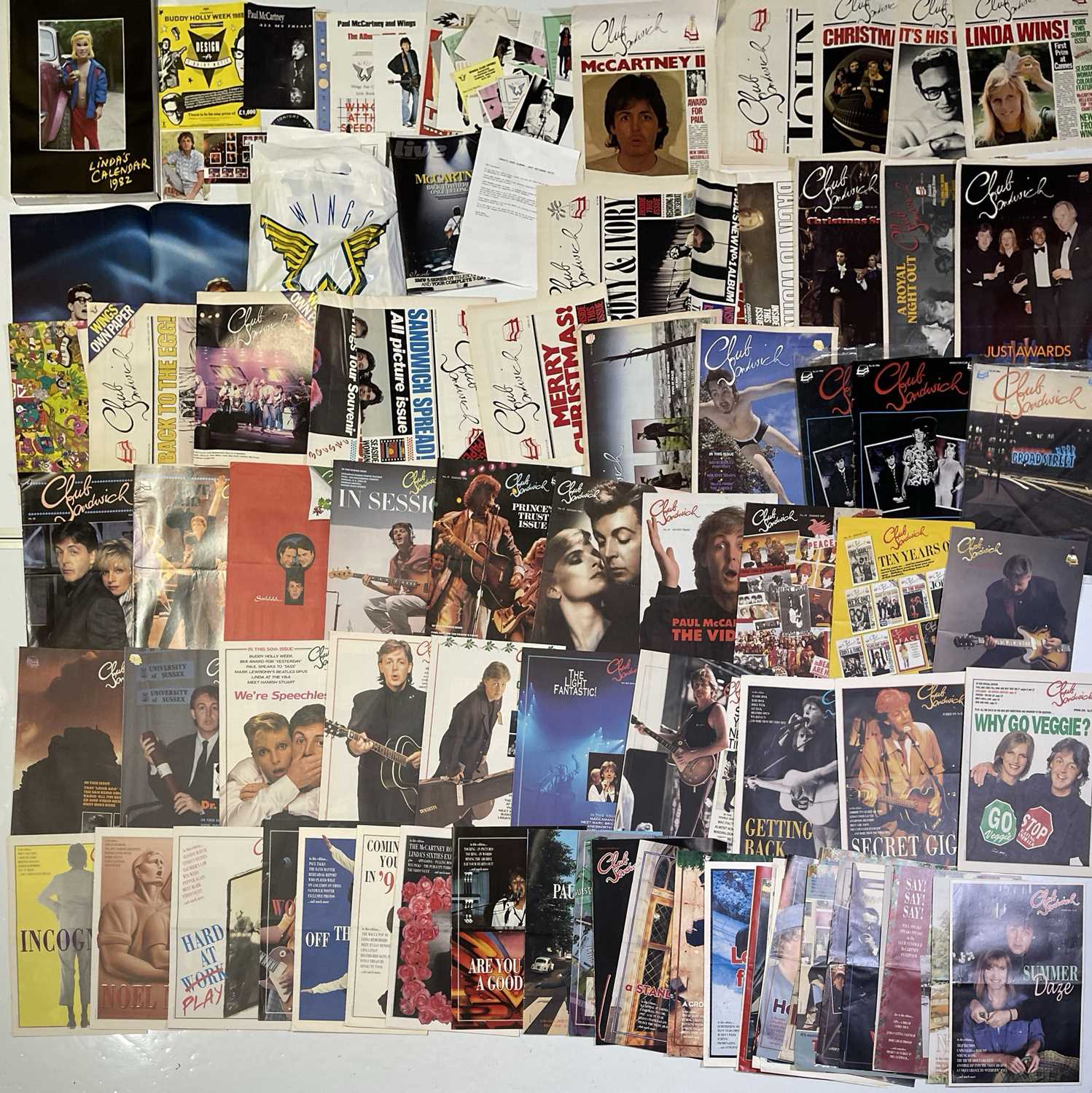Lot 439 - THE BEATLES - LARGE COLLECTION OF CLUB