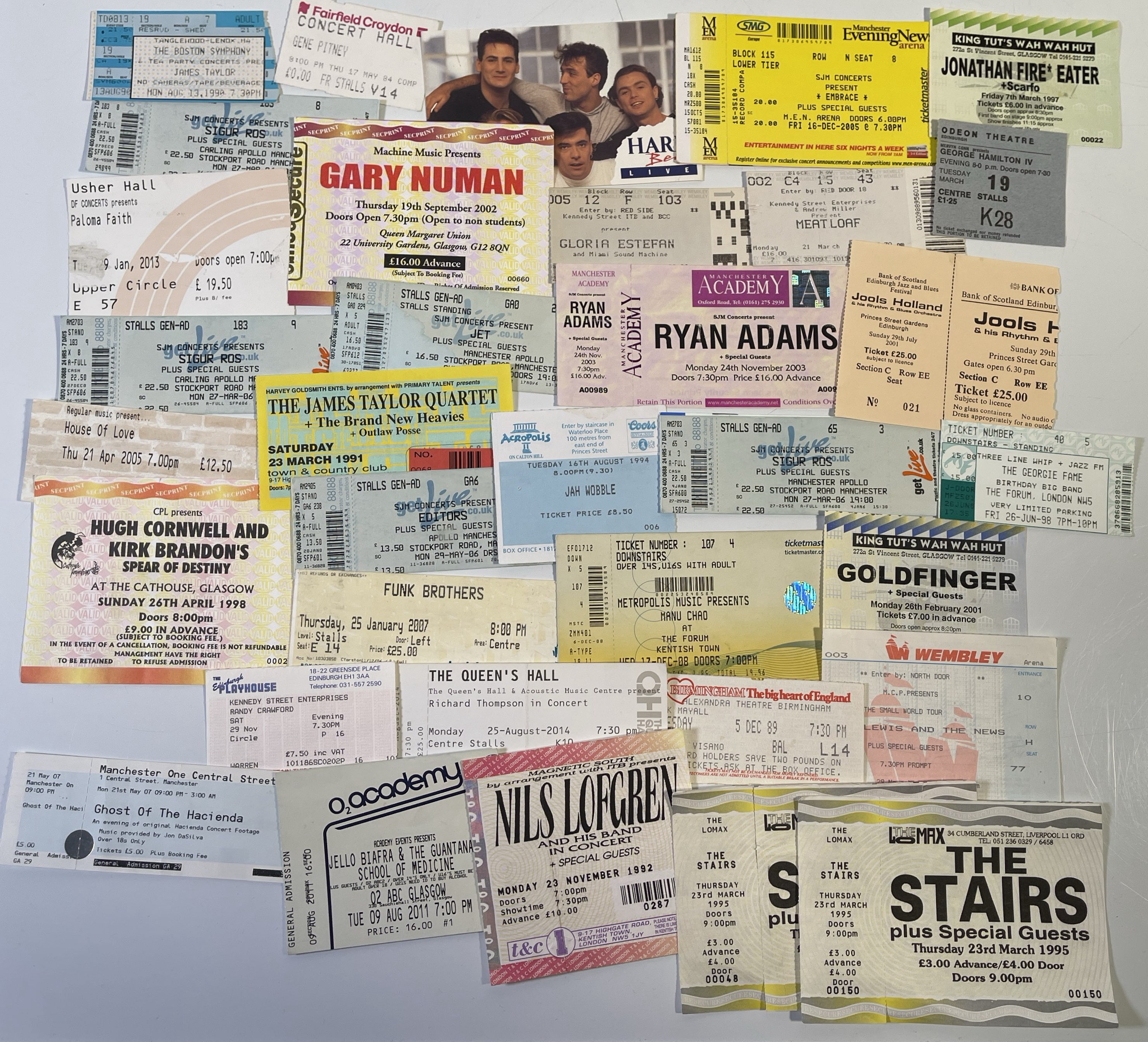 Lot 134 - 1980S-00S TICKET ARCHIVE.