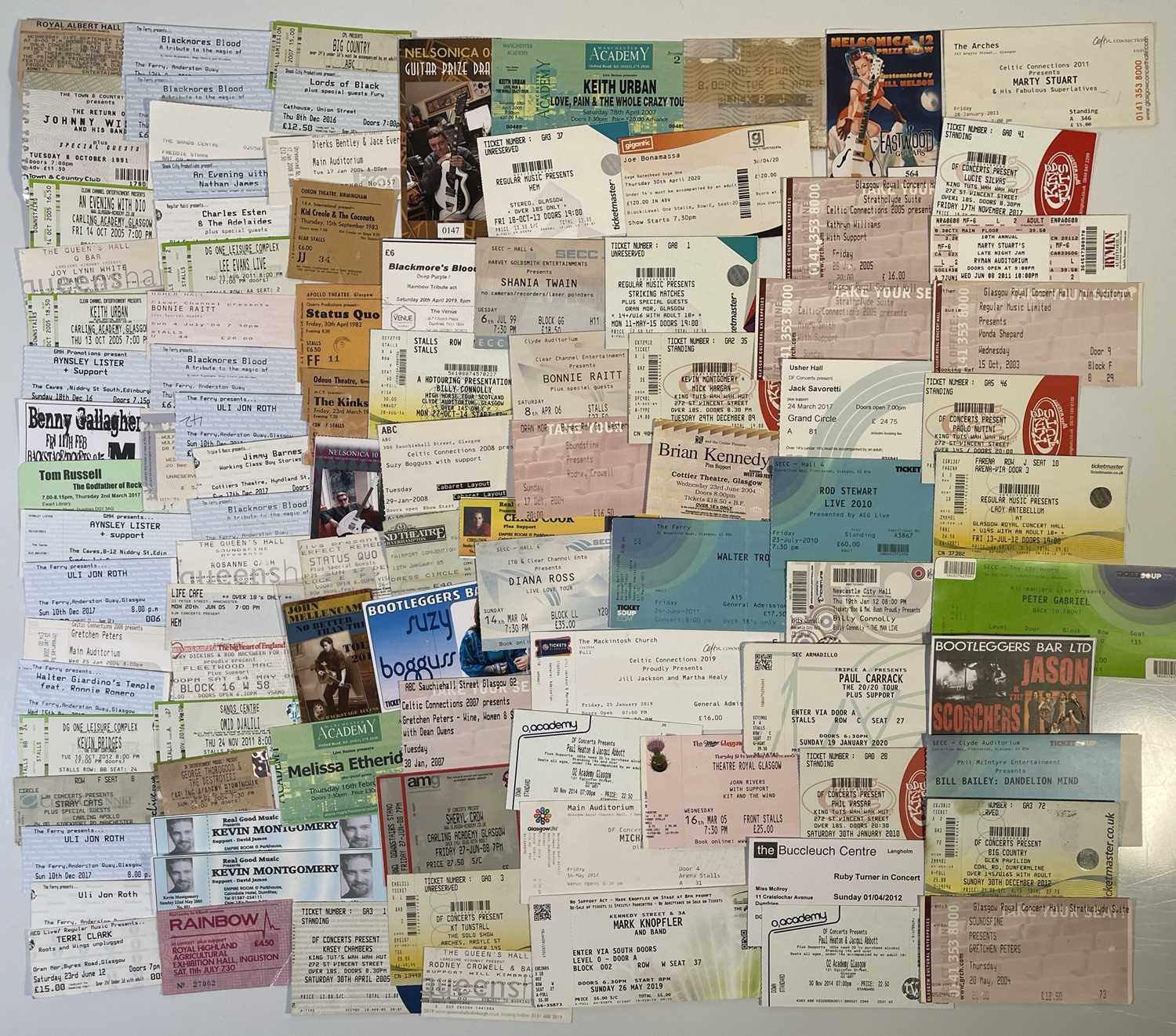 Lot 135 - TICKET STUB ARCHIVE - 1980S-00S.