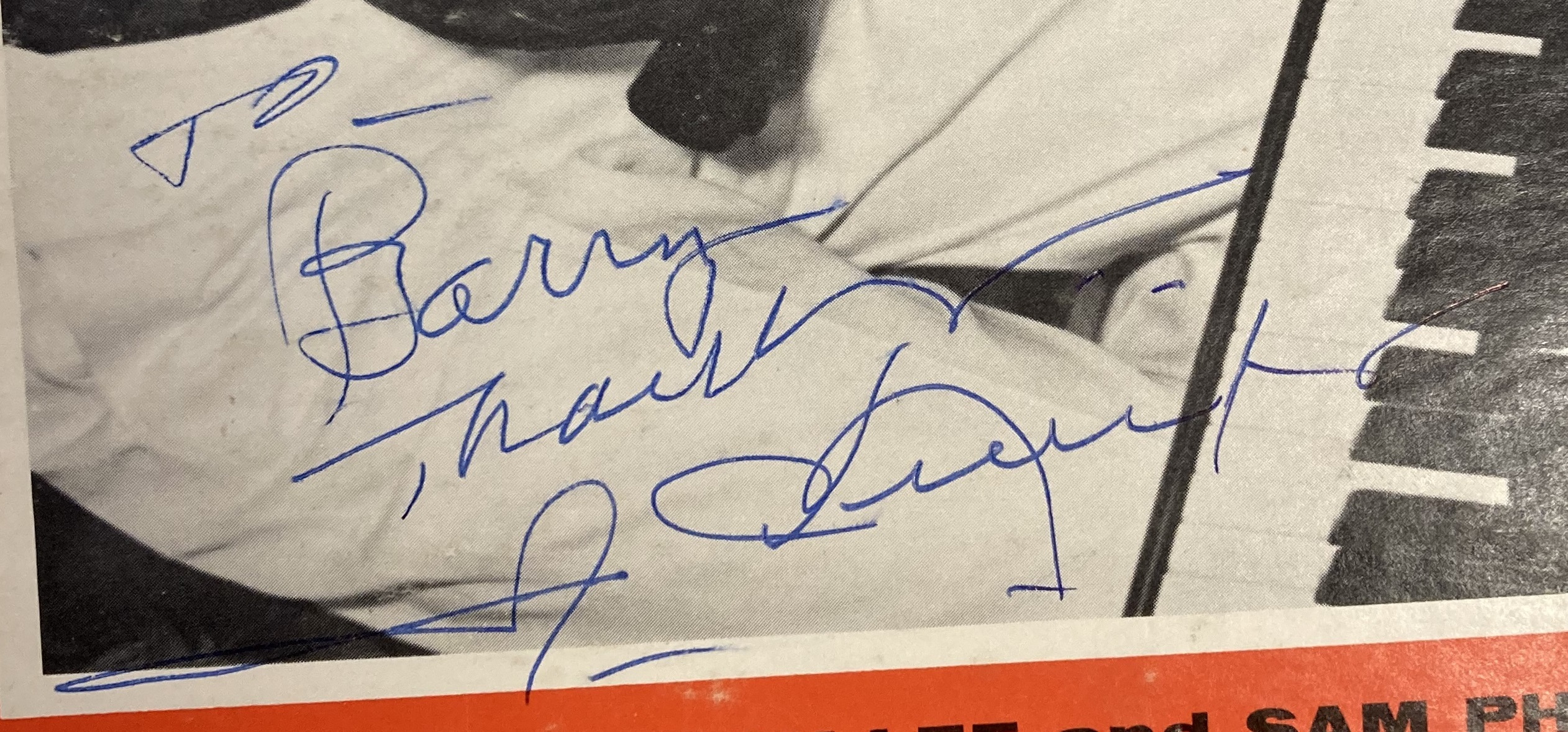 Lot 172 - JERRY LEE LEWIS AND CARL PERKINS SIGNED LPS.