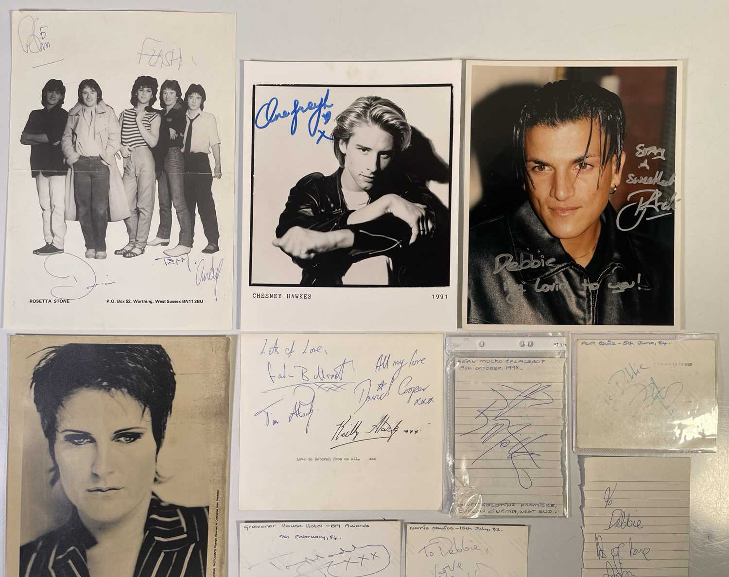 Lot 336 - ROCK AND POP AUTOGRAPHS INC ROGER TAYLOR.