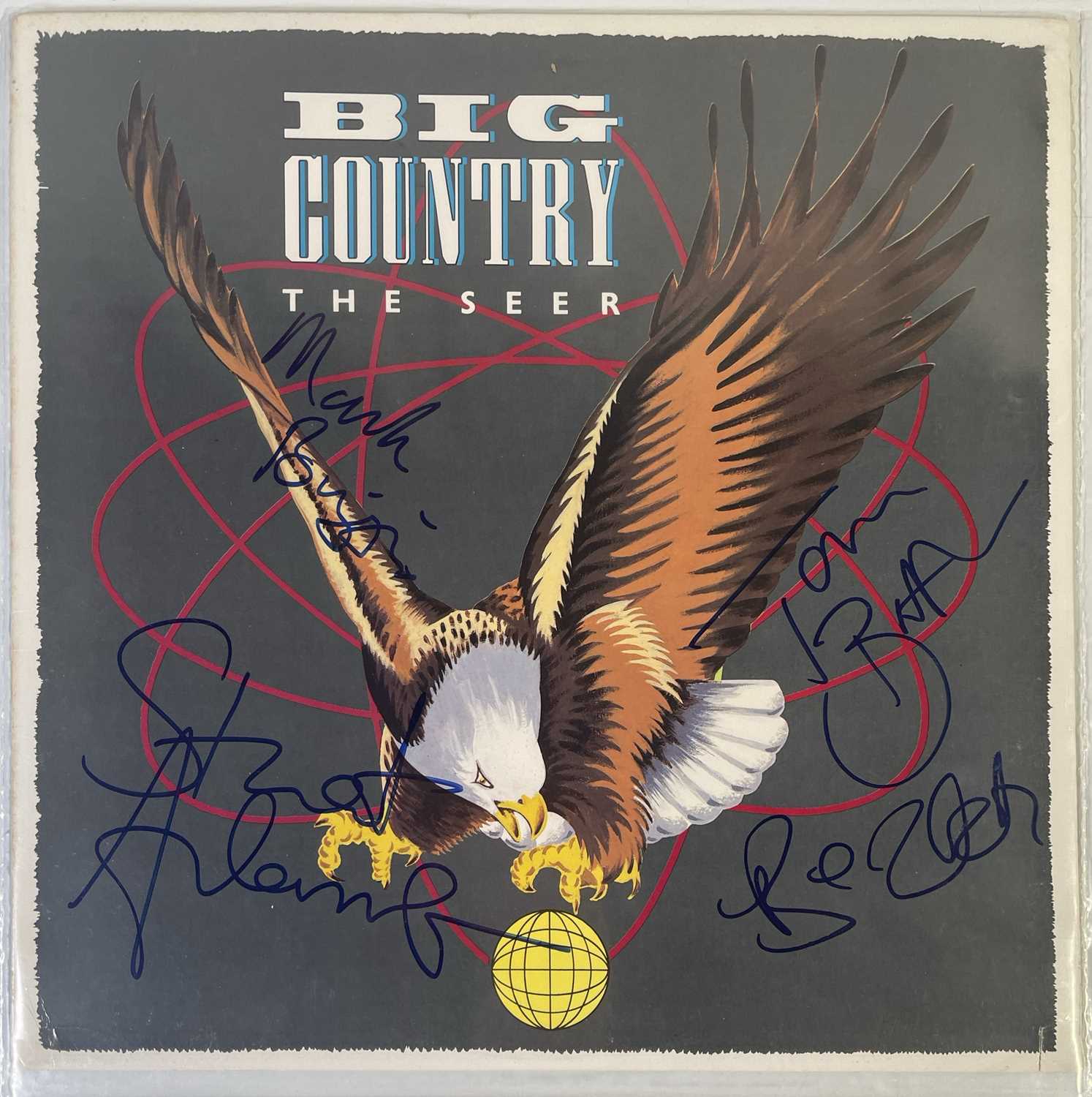 Lot 338 - BIG COUNTRY SIGNED LP COVERS.