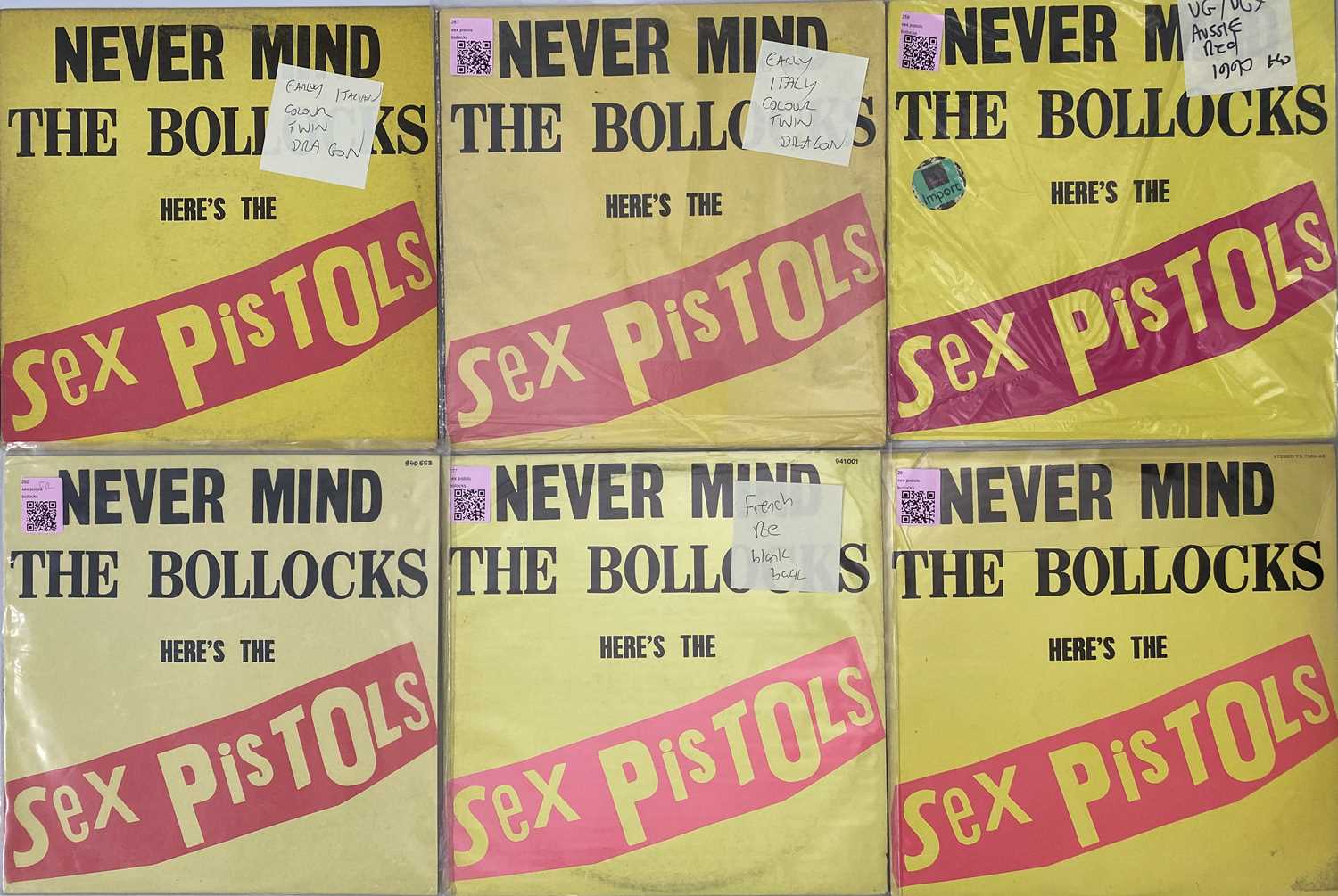 Lot 1009 Sex Pistols Never Mind The Bollocks