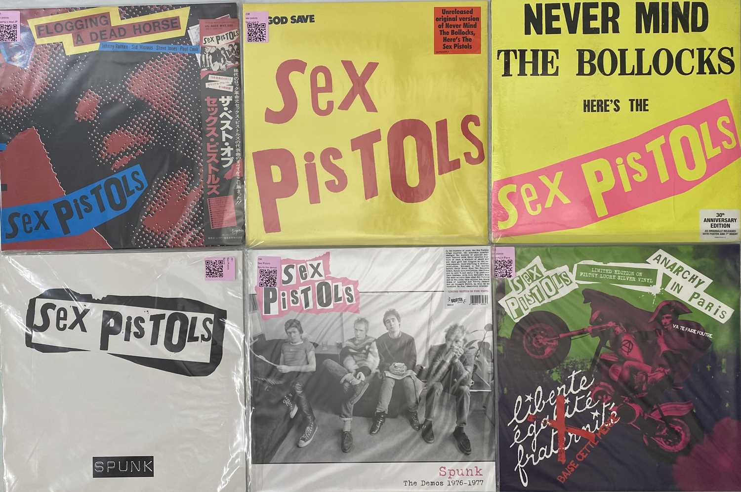 Lot 1012 Sex Pistols Lp Pack Inc 10 Box Set