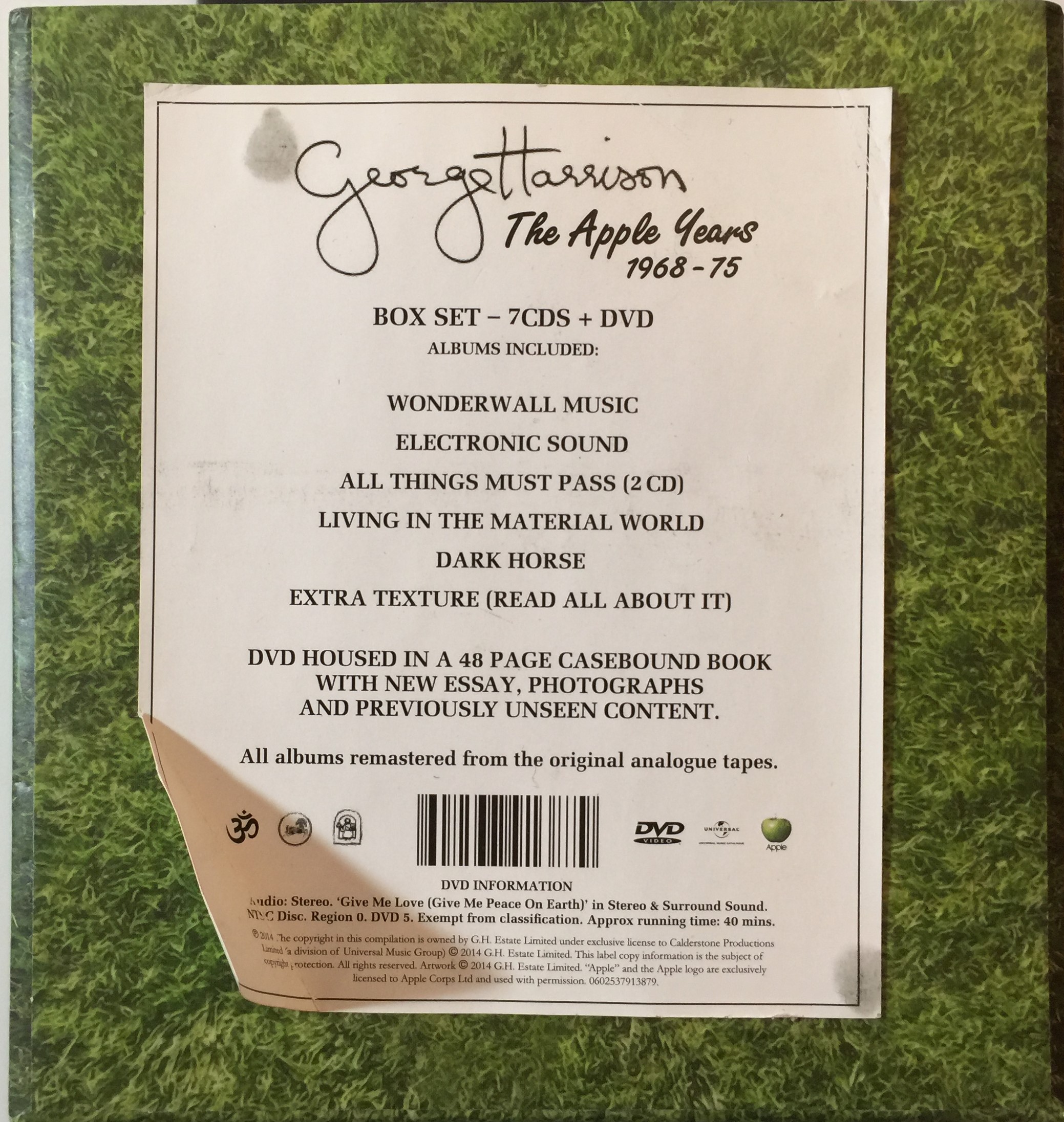 Lot 69 - George Harrison - CD/ DVD Box-Sets