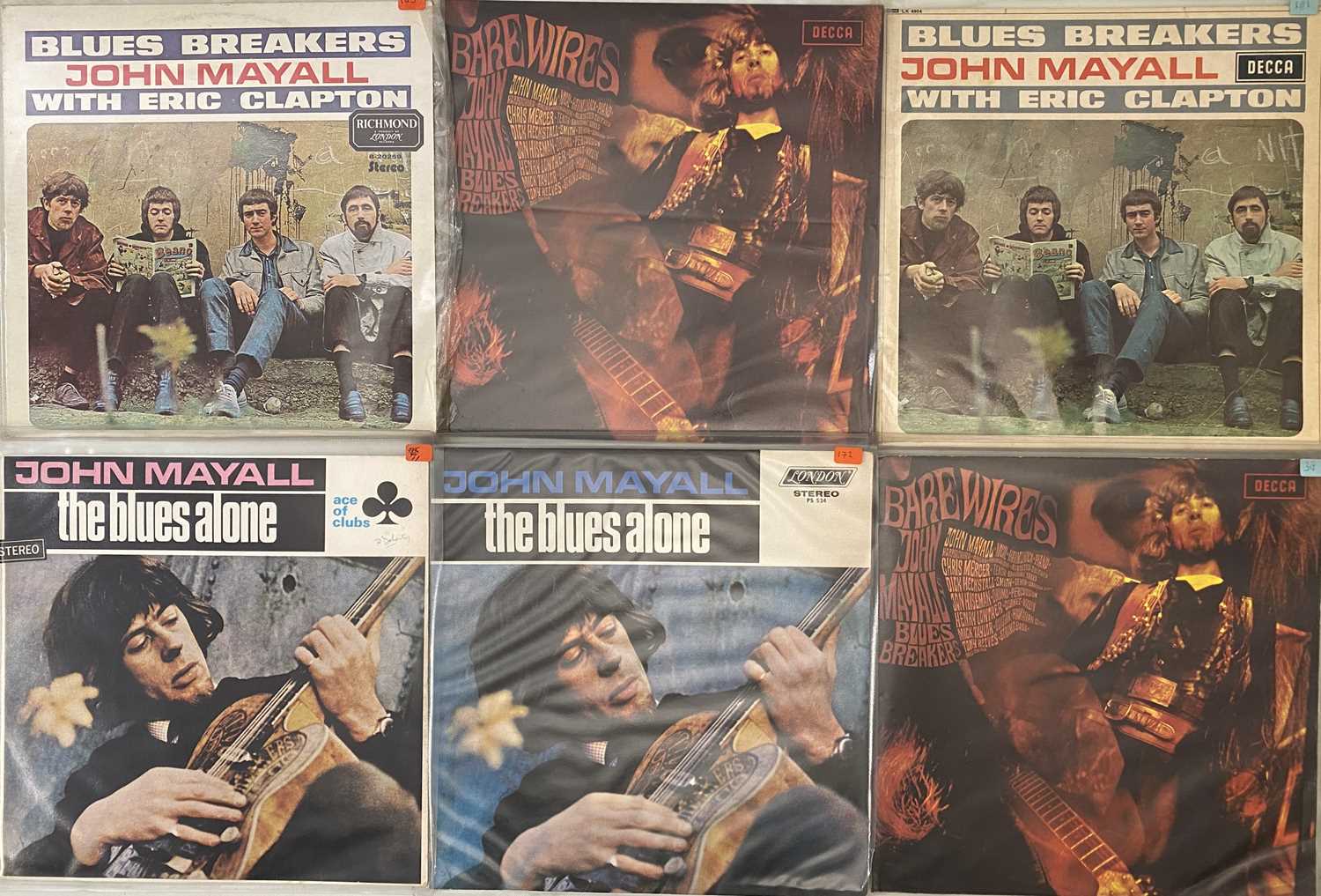 Lot 1021 - JOHN MAYALL/ BLUESBREAKERS - LP COLLECTION