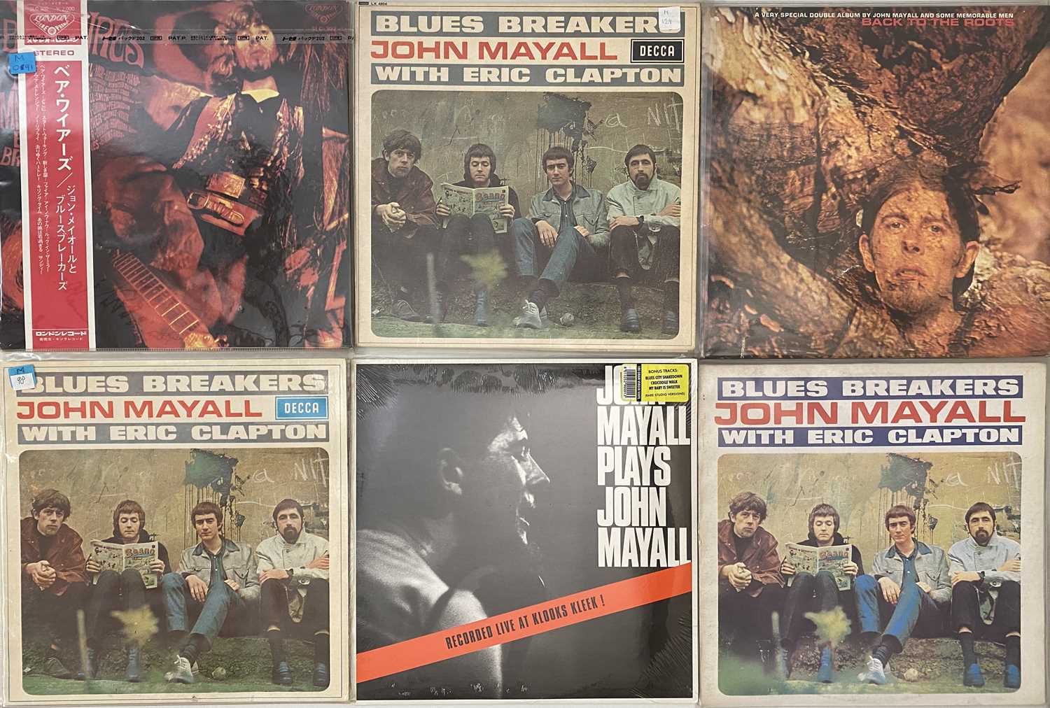 Lot 1022 - JOHN MAYALL/ BLUESBREAKERS - LP COLLECTION