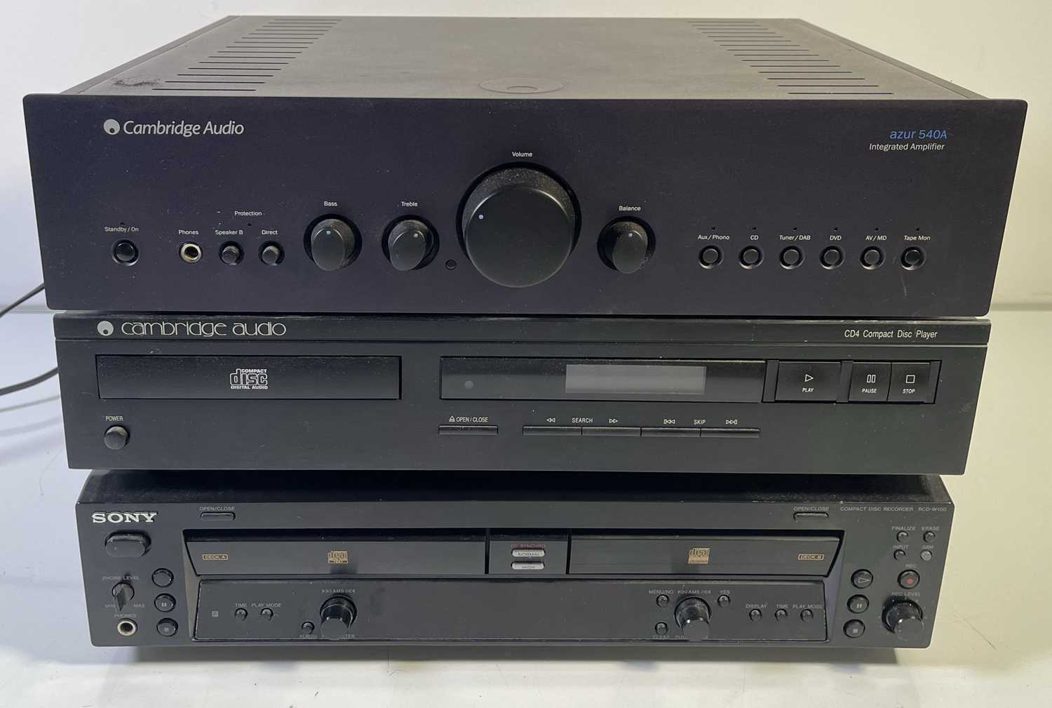 Lot 23 - HIFI EQUIPMENT (SONY & CAMBRIDGE AUDIO).