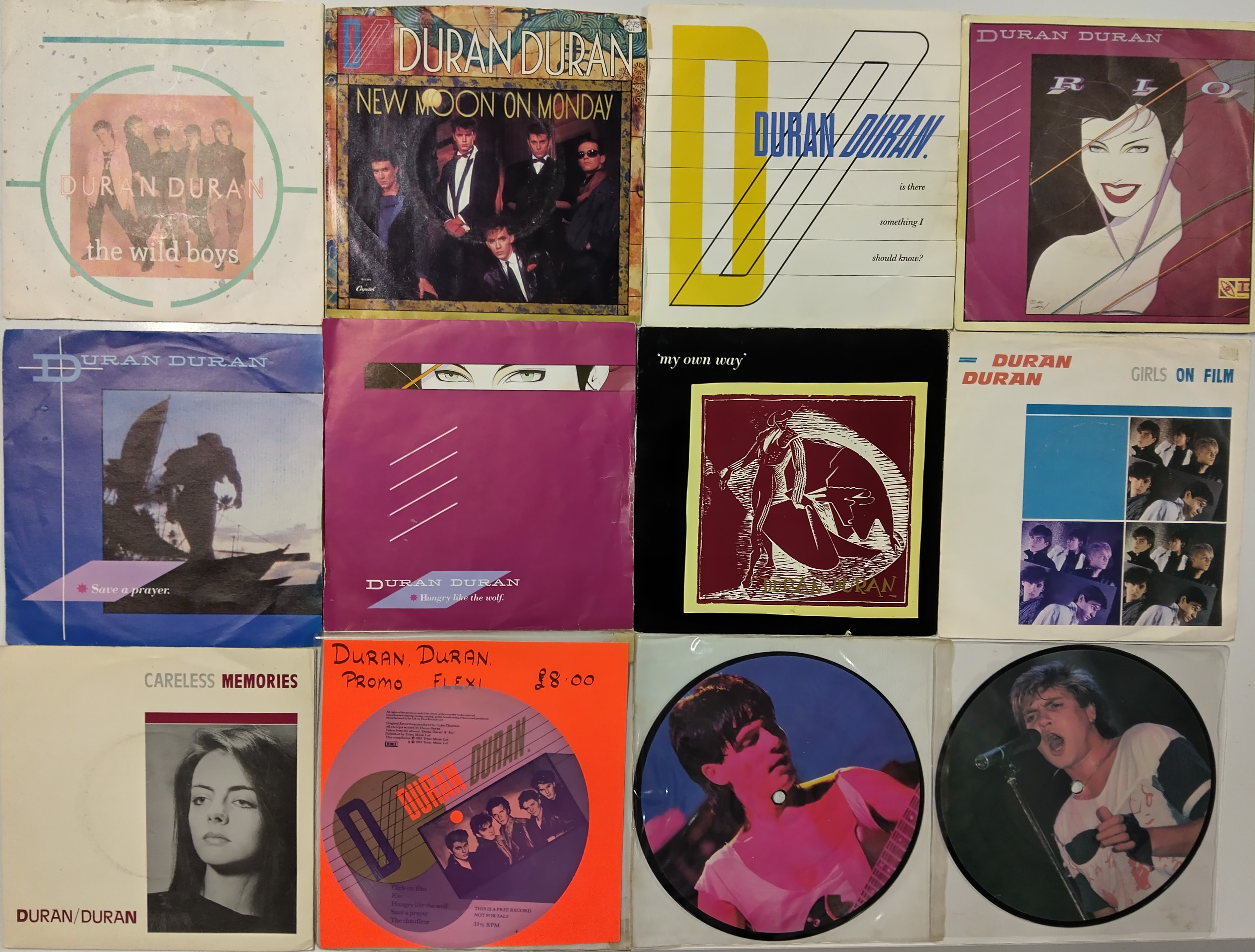 Lot 1073 - DURAN DURAN - 7" COLLECTION (INC 90s