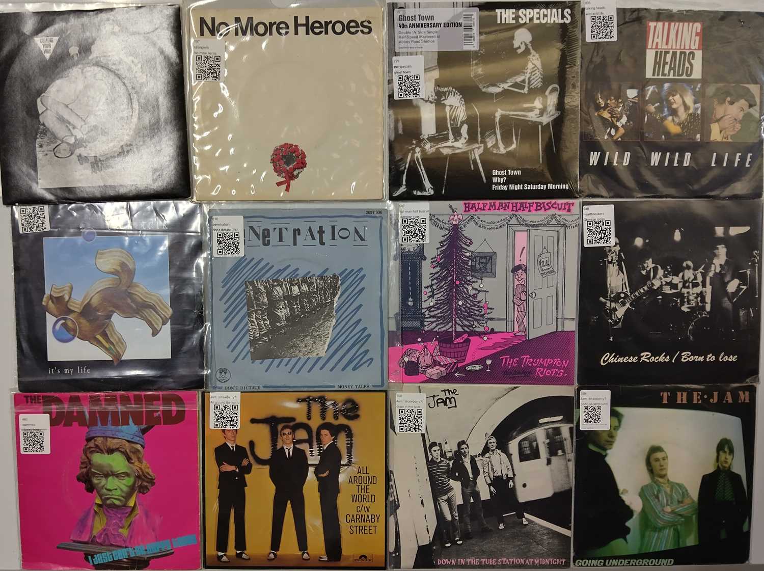 Lot 198 - NEW WAVE / PUNK - 7" COLLECTION