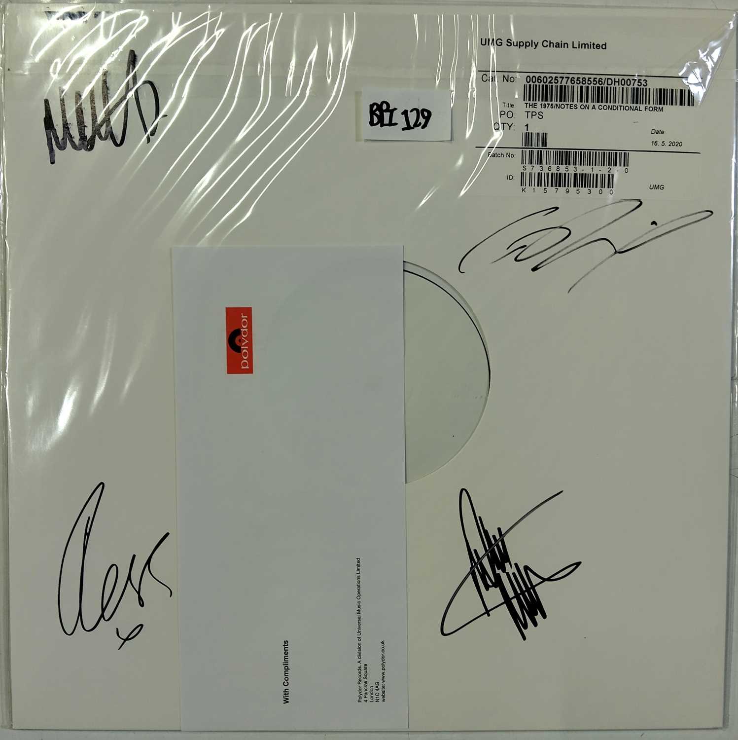 Lot 129 - THE 1975 - FULLY SIGNED 'ON A CONDITIONAL..'