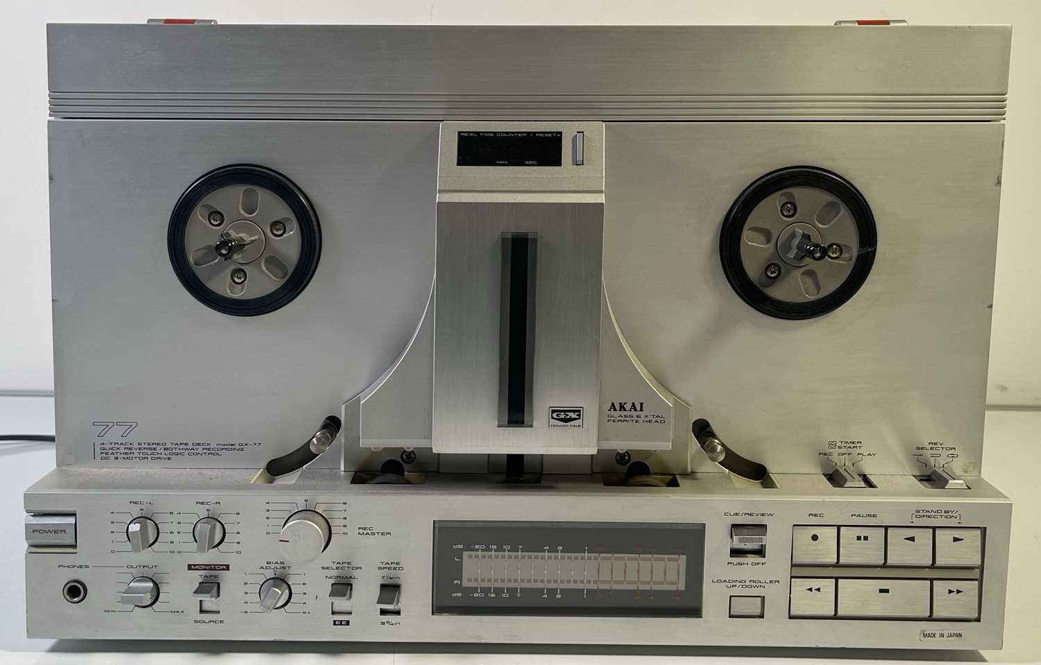 Lot 27 - AKAI GX-77 REEL-TO-REEL TAPE RECORDER.