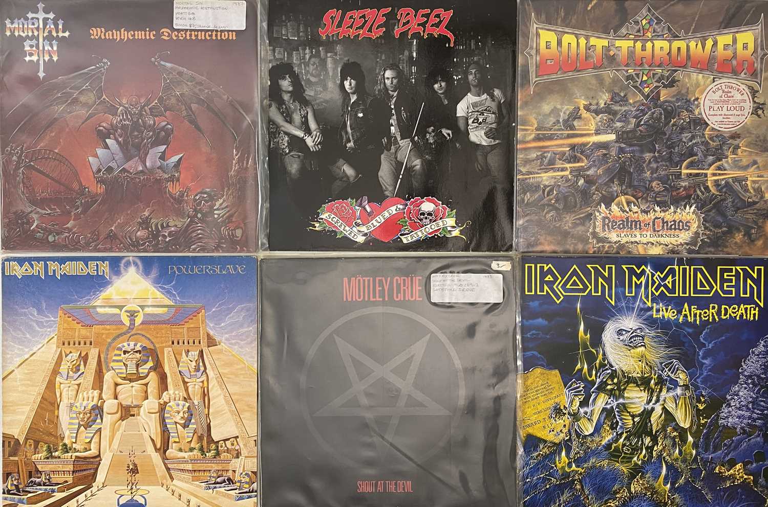 Lot 1082 - METAL - LP COLLECTION (INC. RARITIES)