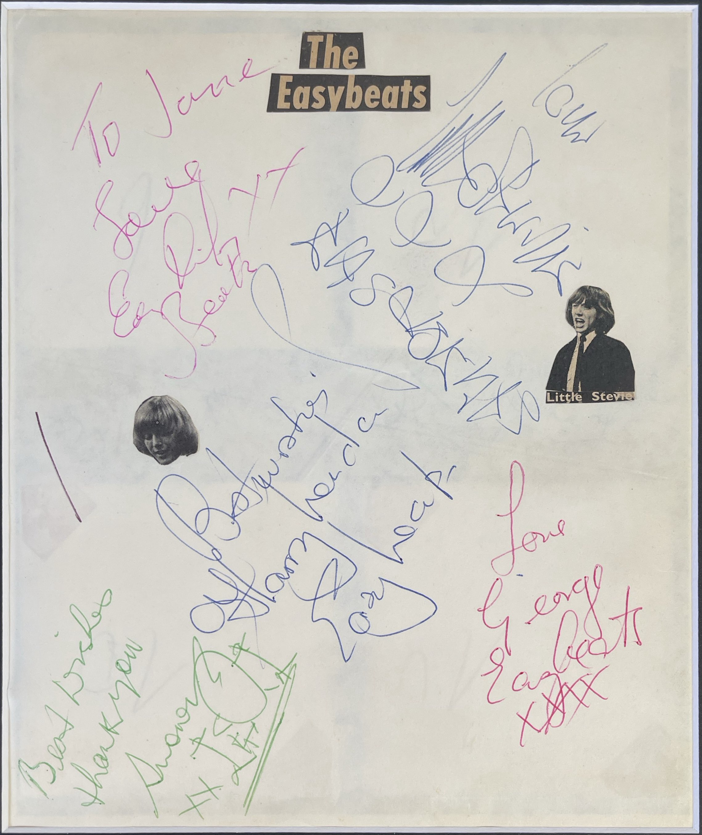 Lot 421 - THE EASYBEATS/THE CREATION - FULLY SIGNED