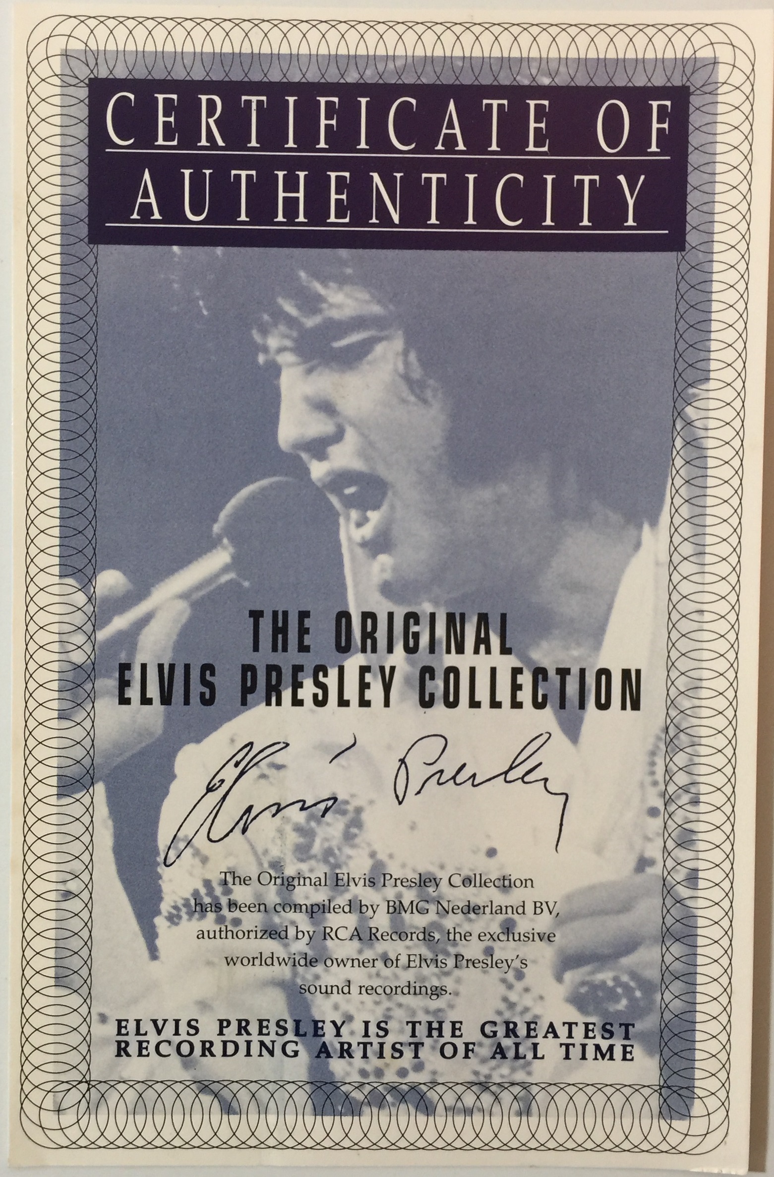 Lot 754 - ELVIS PRESLEY - THE ORIGINAL ELVIS PRESLEY