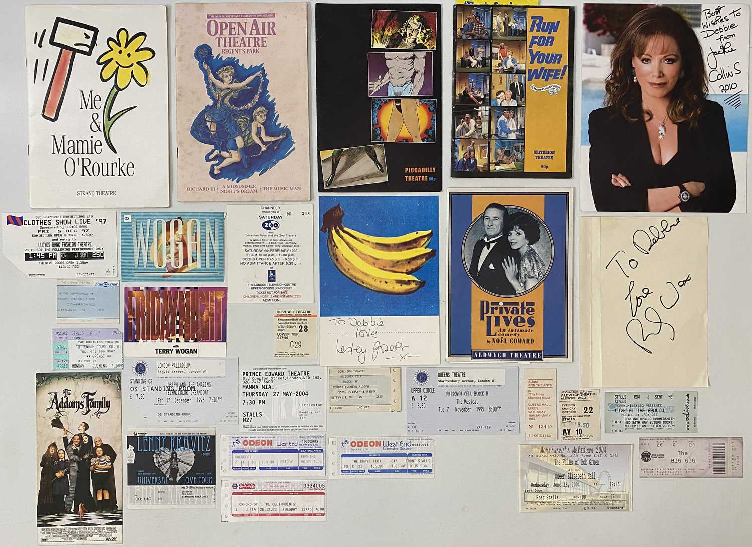 Lot 232 - TV MEMORABILIA - TICKETS FOR LIVE SHOWS