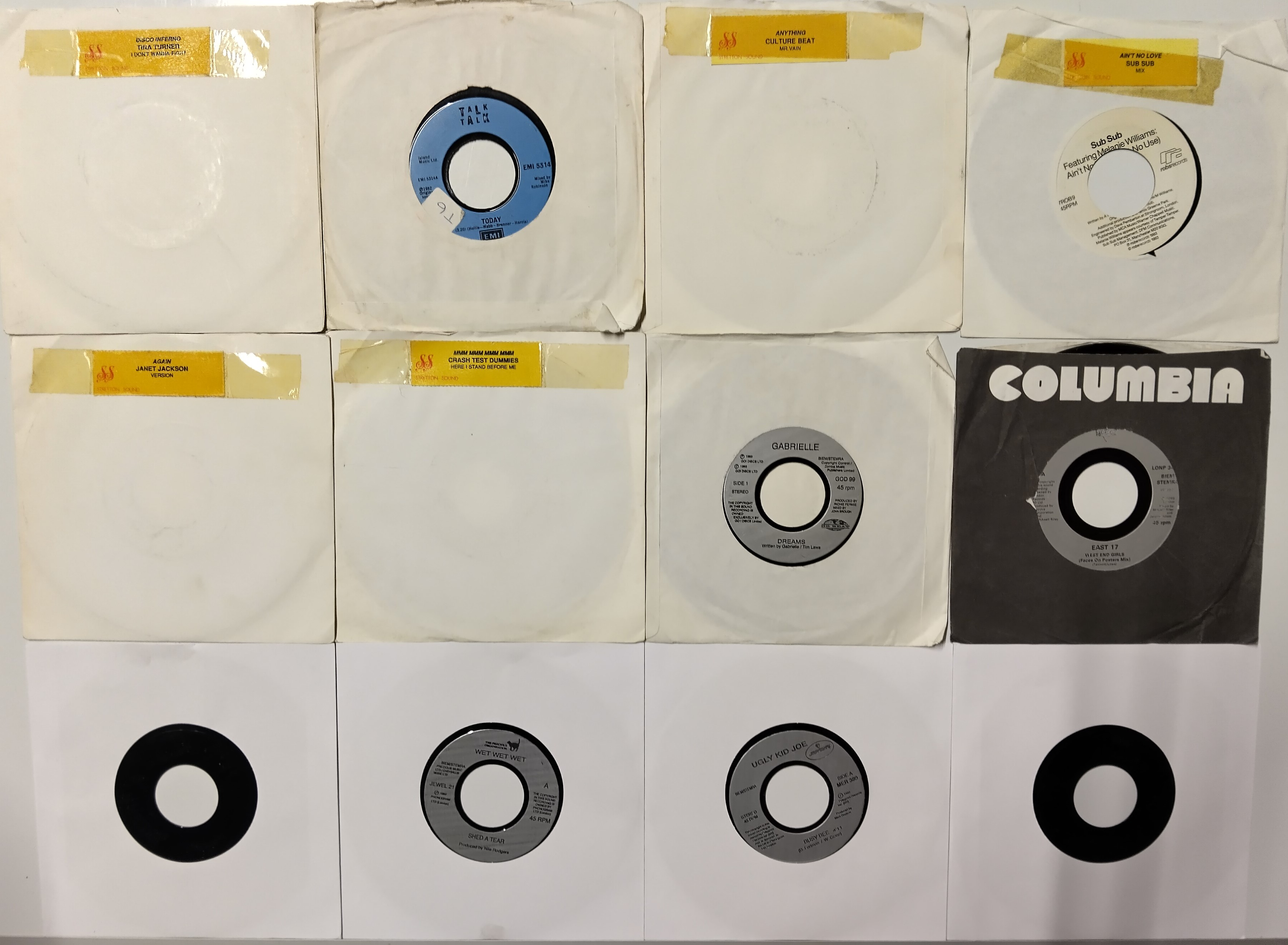 Lot 1292 - 90s JUKEBOX 45s COLLECTION