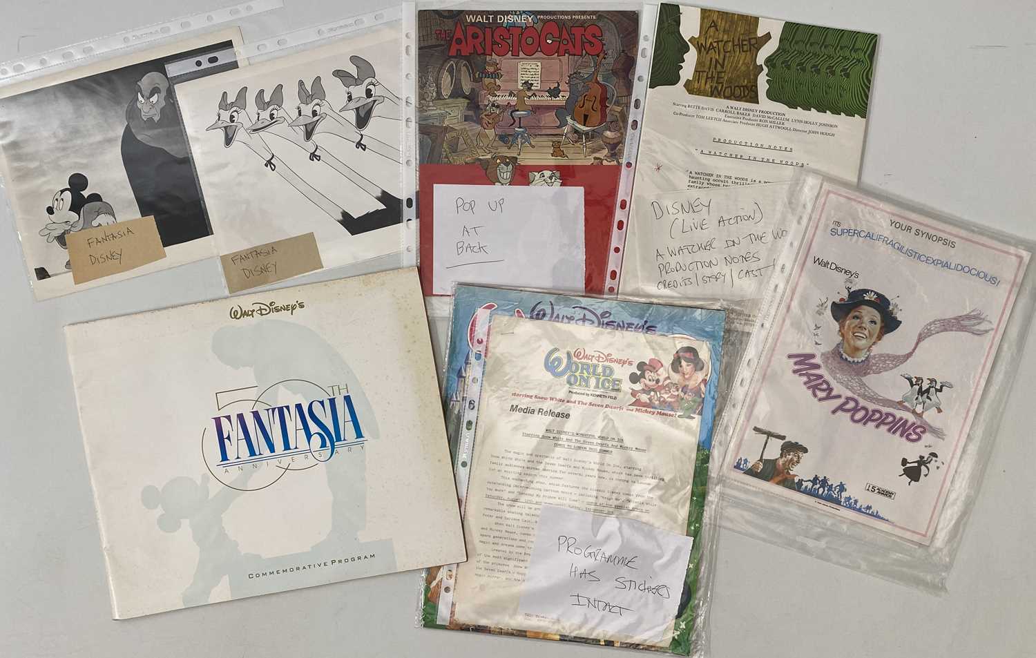 Lot 238 - DISNEY - ORIGINAL FILM STILLS.