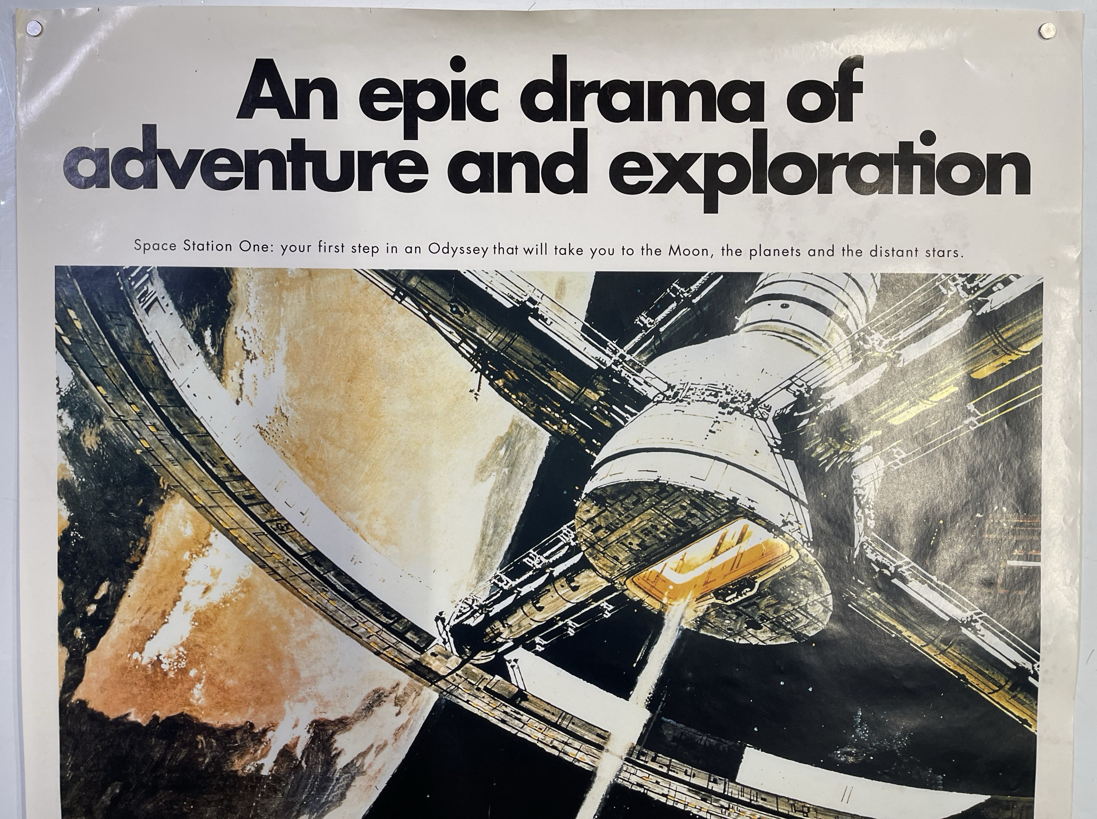 Lot 219 - 2001: A SPACE ODYSSEY - RARE CINERAMA POSTER-